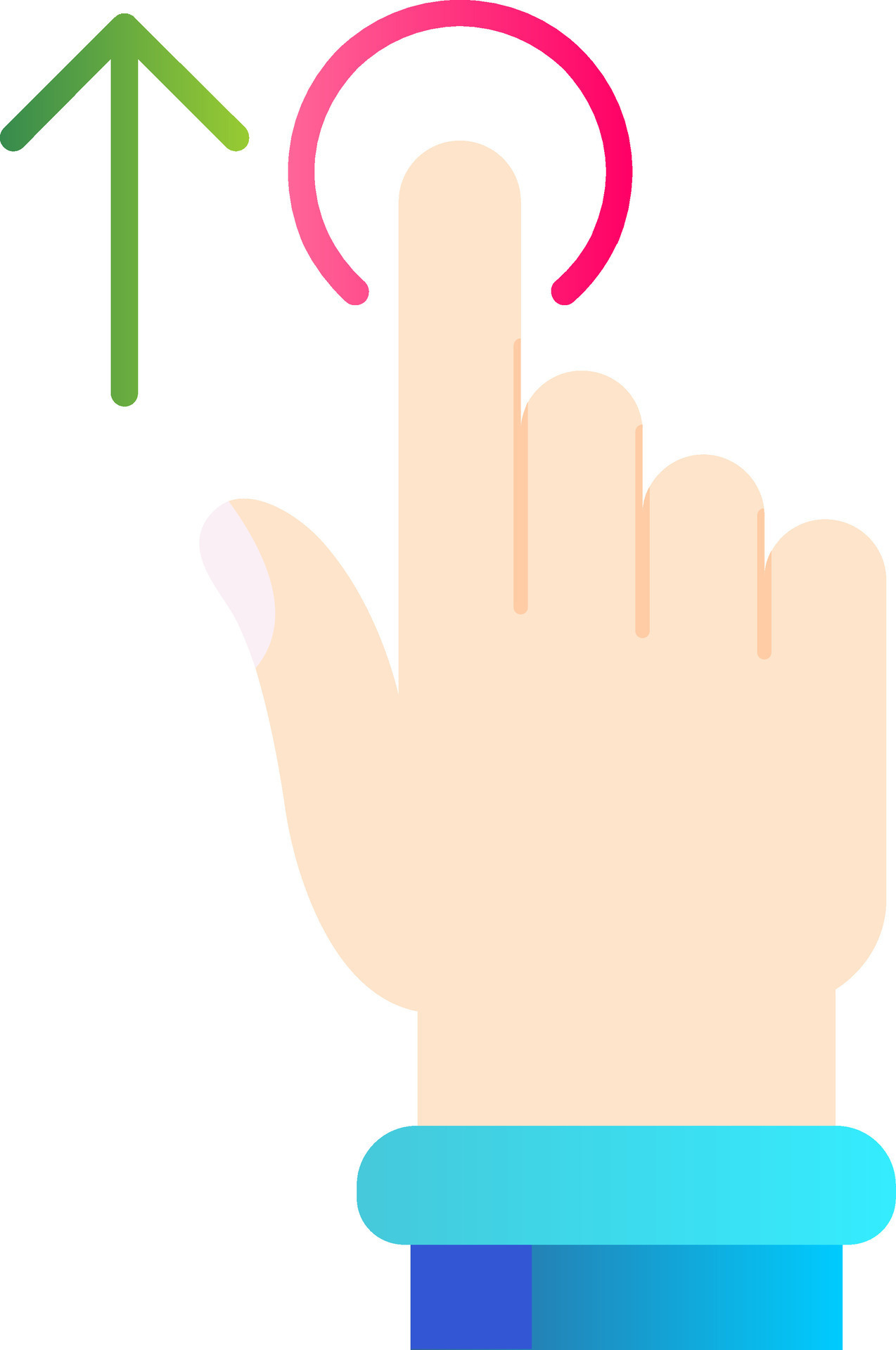 Tap and Move Down Flat Gradient Icon 38724028 Vector Art at Vecteezy Tap and Move Down Flat Gradient Icon 38724028 Vector Art at Vecteezy