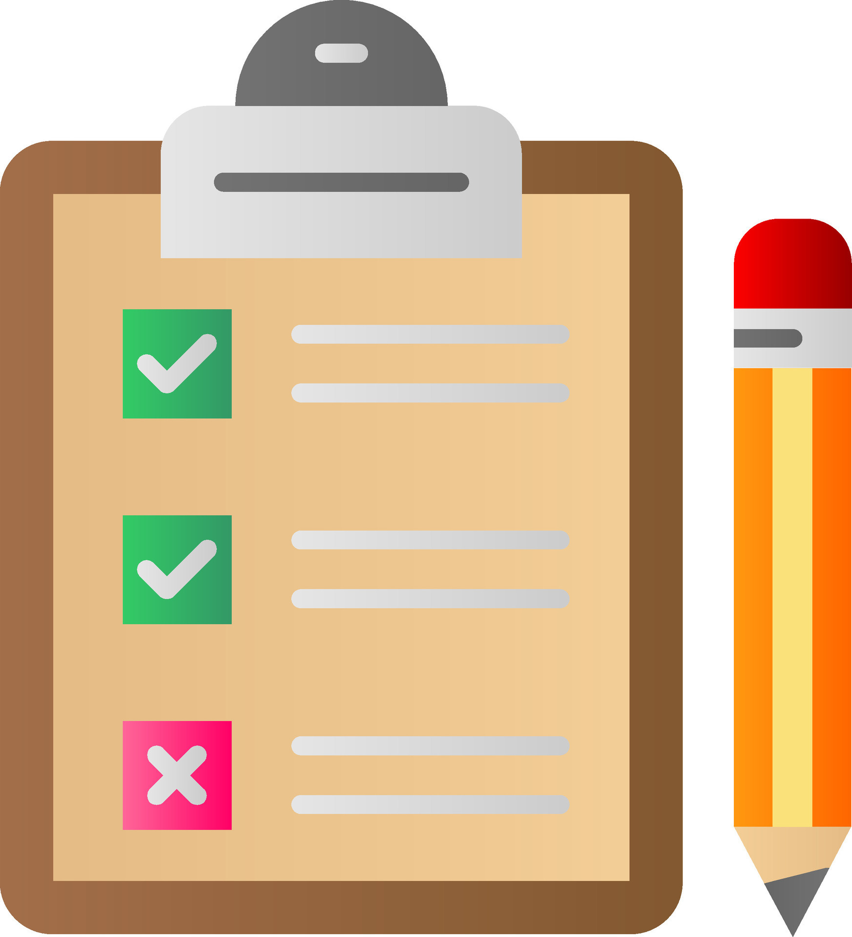 Task Flat Gradient Icon 38724167 Vector Art at Vecteezy