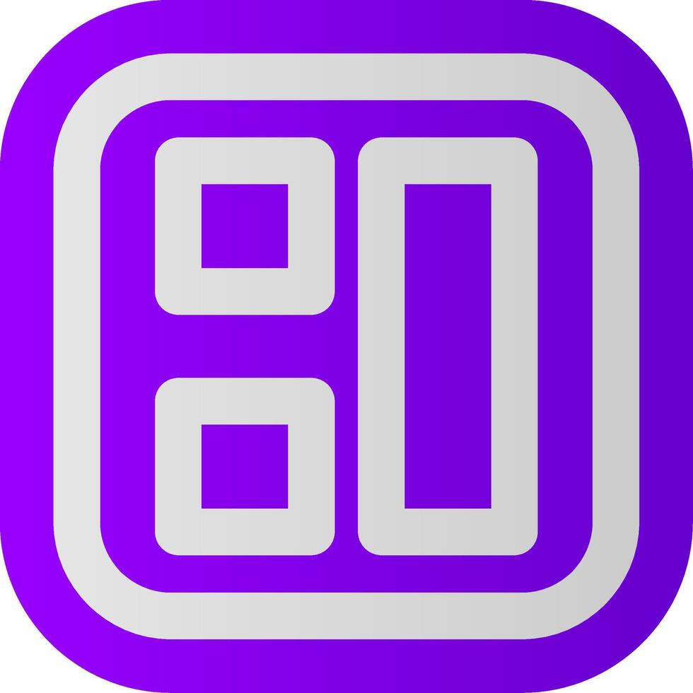 Layout Flat Gradient Icon 38724622 Vector Art at Vecteezy