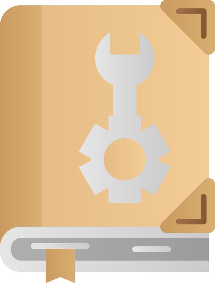 User manual Flat Gradient Icon 38724681 Vector Art at Vecteezy