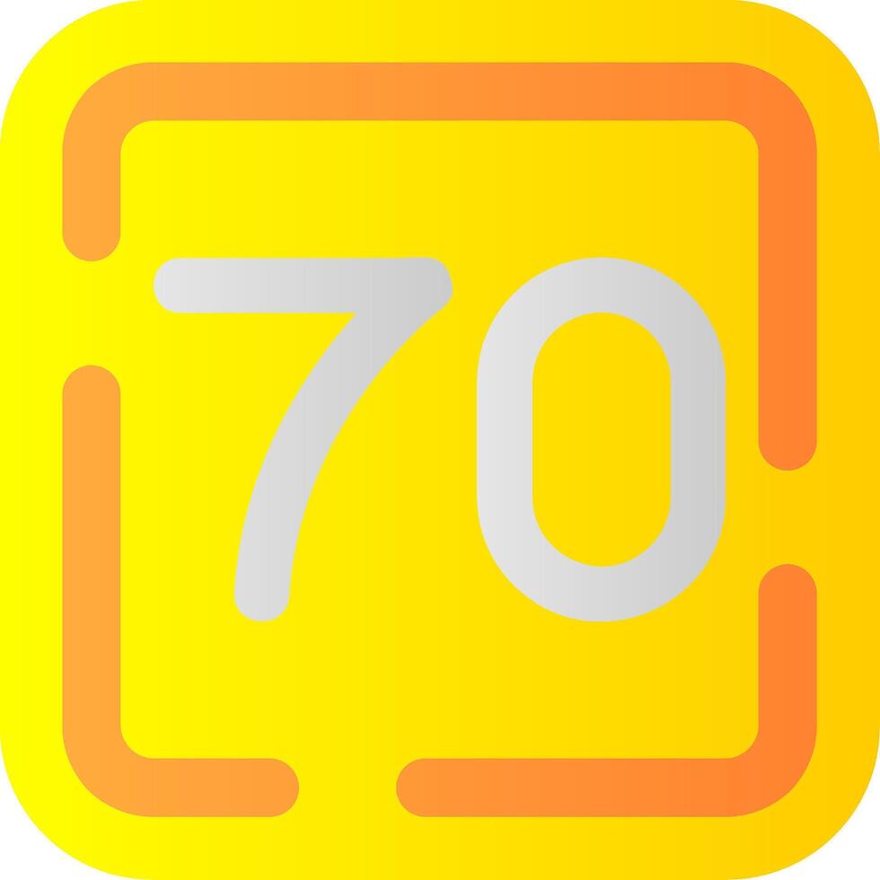 Seventy Flat Gradient Icon 38724732 Vector Art at Vecteezy Seventy Flat Gradient Icon 38724732 Vector Art at Vecteezy