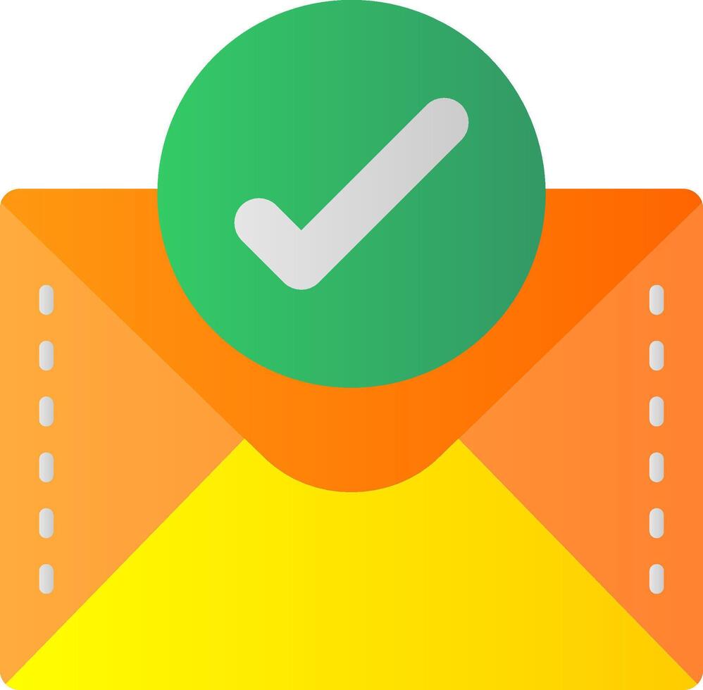 Correct Flat Gradient Icon 38724979 Vector Art at Vecteezy