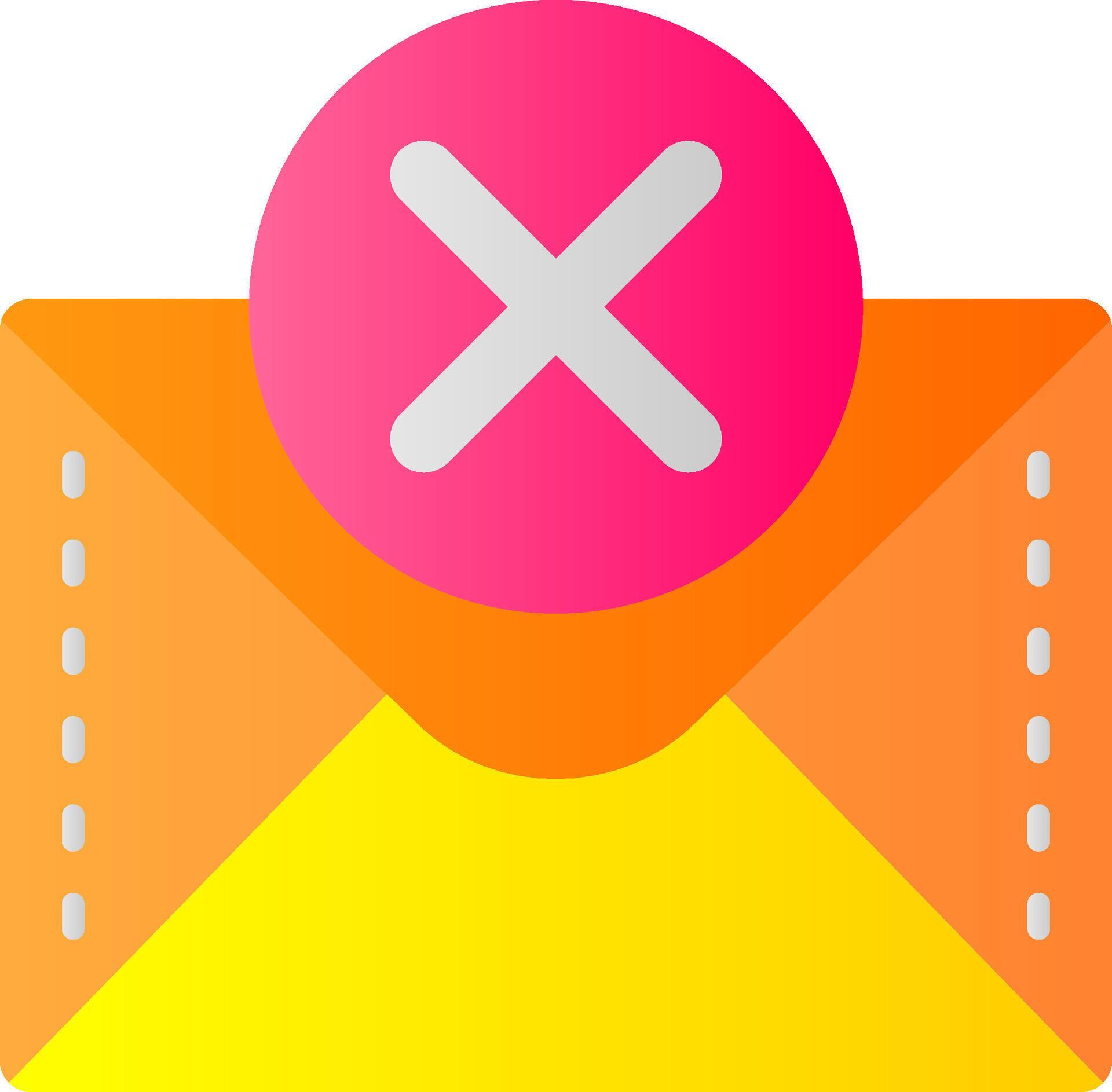 Wrong Flat Gradient Icon 38724983 Vector Art at Vecteezy