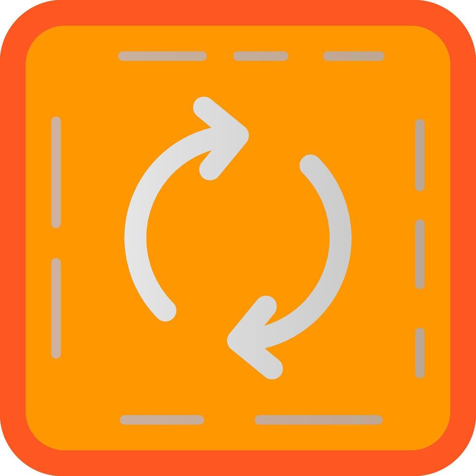 Loop Flat Gradient Icon 38725233 Vector Art at Vecteezy