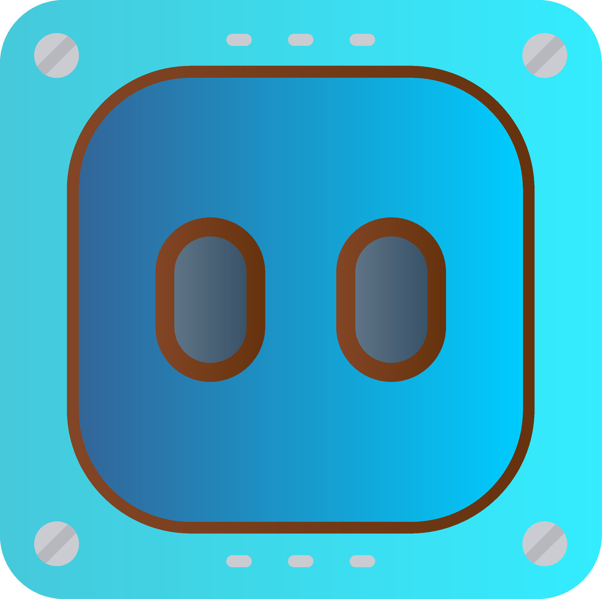 Socket Flat Gradient Icon 38725866 Vector Art at Vecteezy