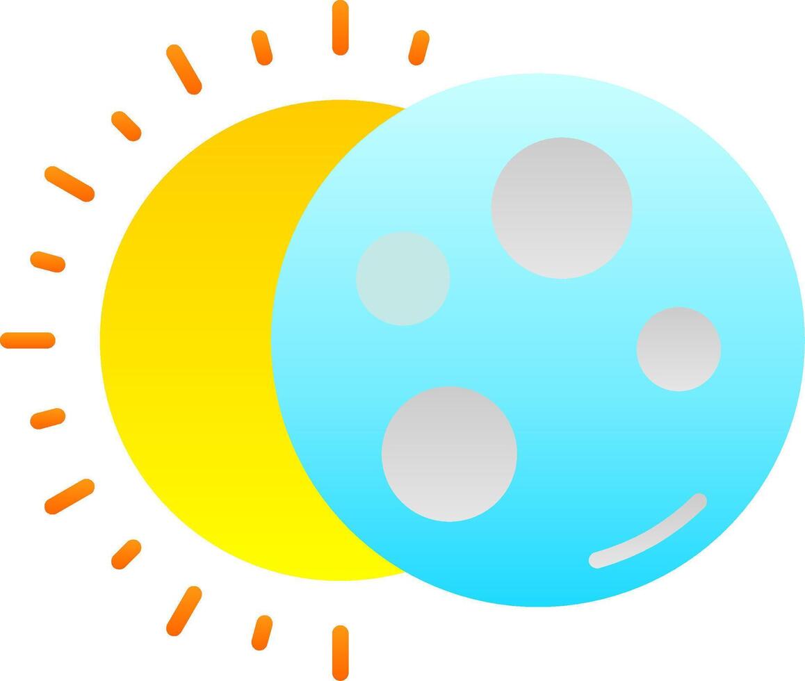 Eclipse Flat Gradient Icon 38726397 Vector Art at Vecteezy