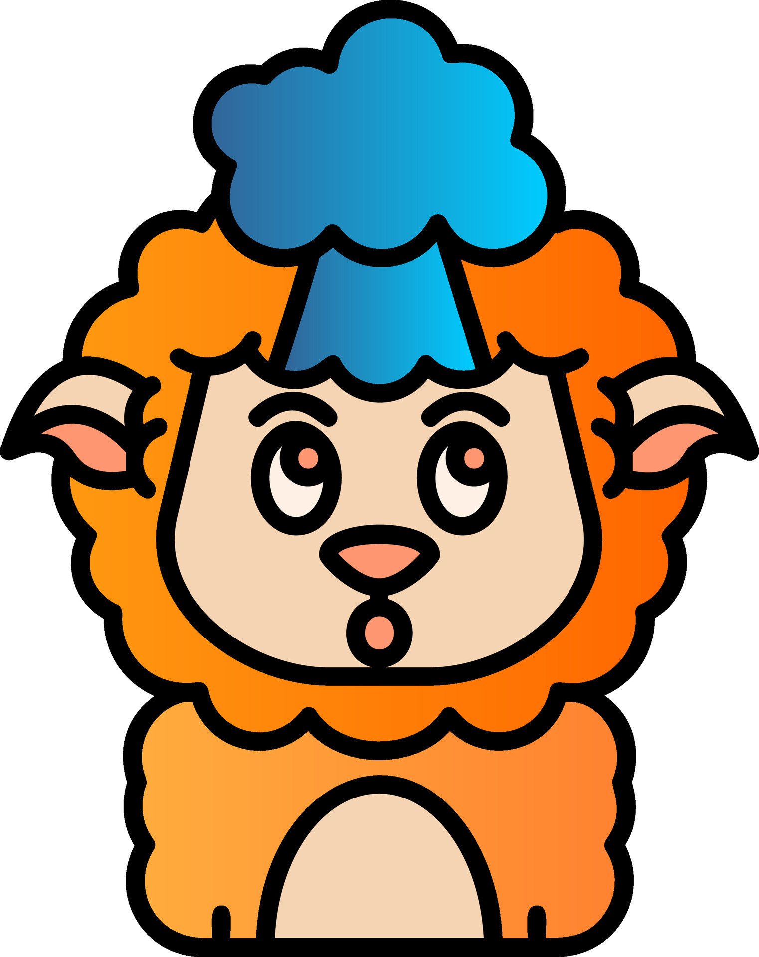 Exploding Filled Gradient Icon 38728365 Vector Art at Vecteezy