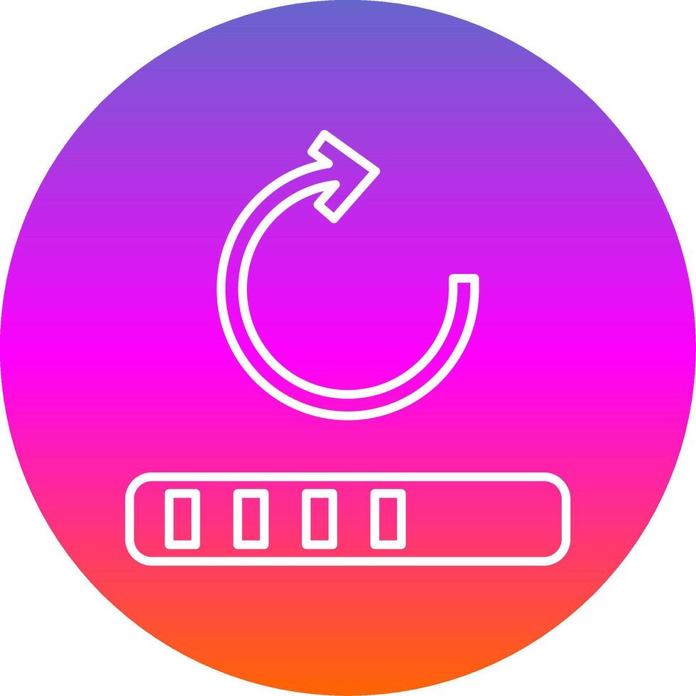 Loader Line Gradient Circle Icon 38730527 Vector Art at Vecteezy