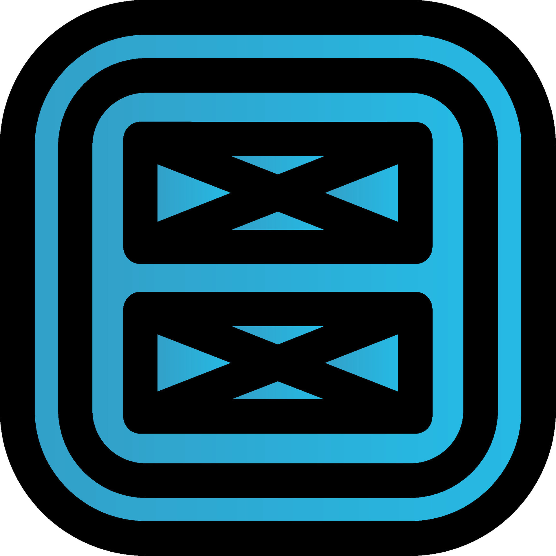 Layout Filled Gradient Icon 38732850 Vector Art at Vecteezy