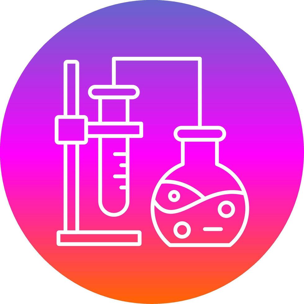 Experiment Line Gradient Circle Icon 38733187 Vector Art at Vecteezy