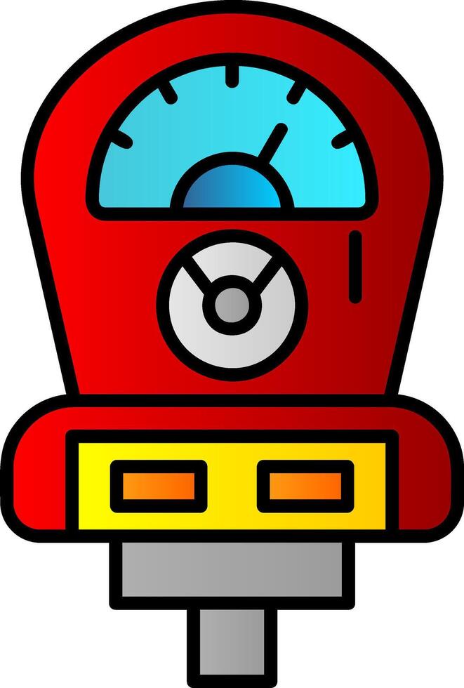 Meter Filled Gradient Icon 38733543 Vector Art at Vecteezy