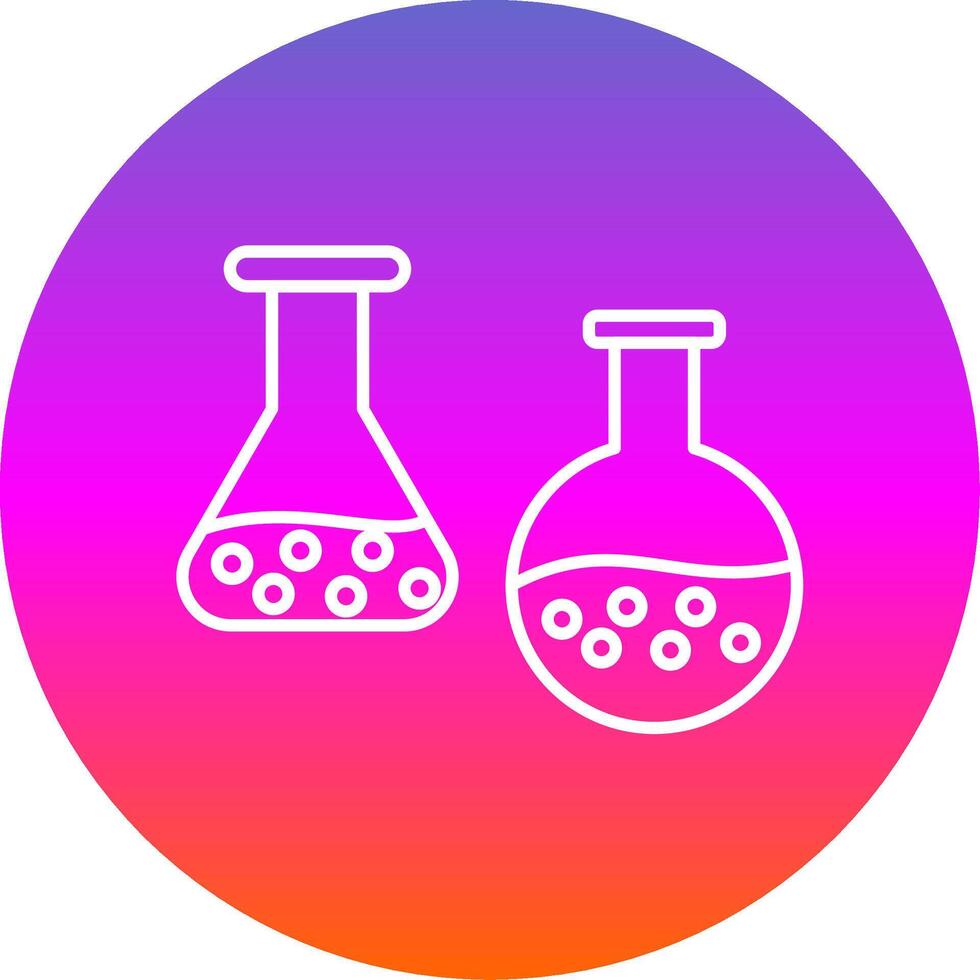 Experiment Line Gradient Circle Icon 38734251 Vector Art at Vecteezy