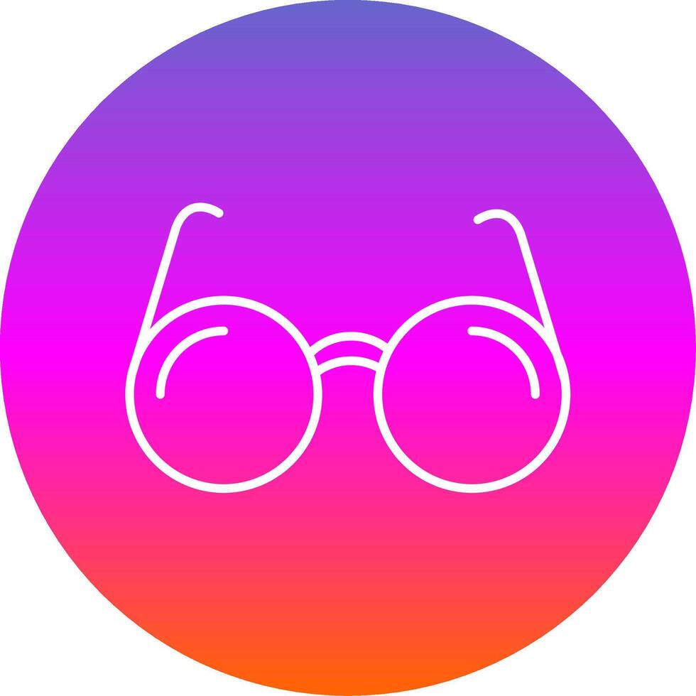 Sun Glasses Line Gradient Circle Icon 38736333 Vector Art At Vecteezy