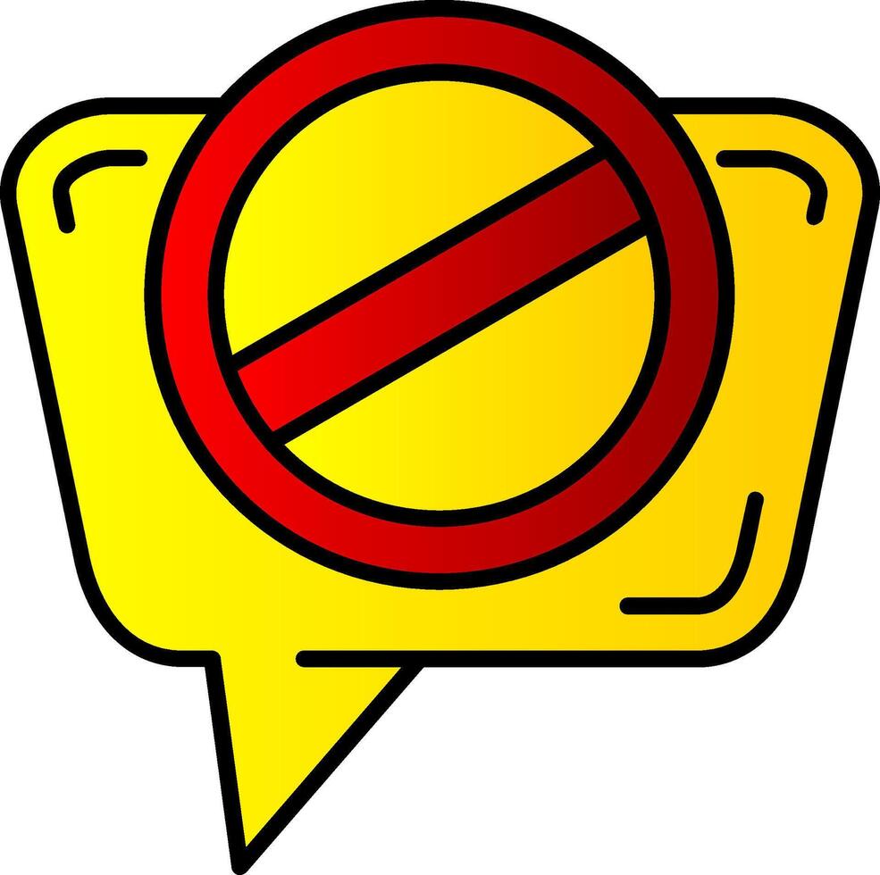 Blocked Filled Gradient Icon 38736483 Vector Art at Vecteezy