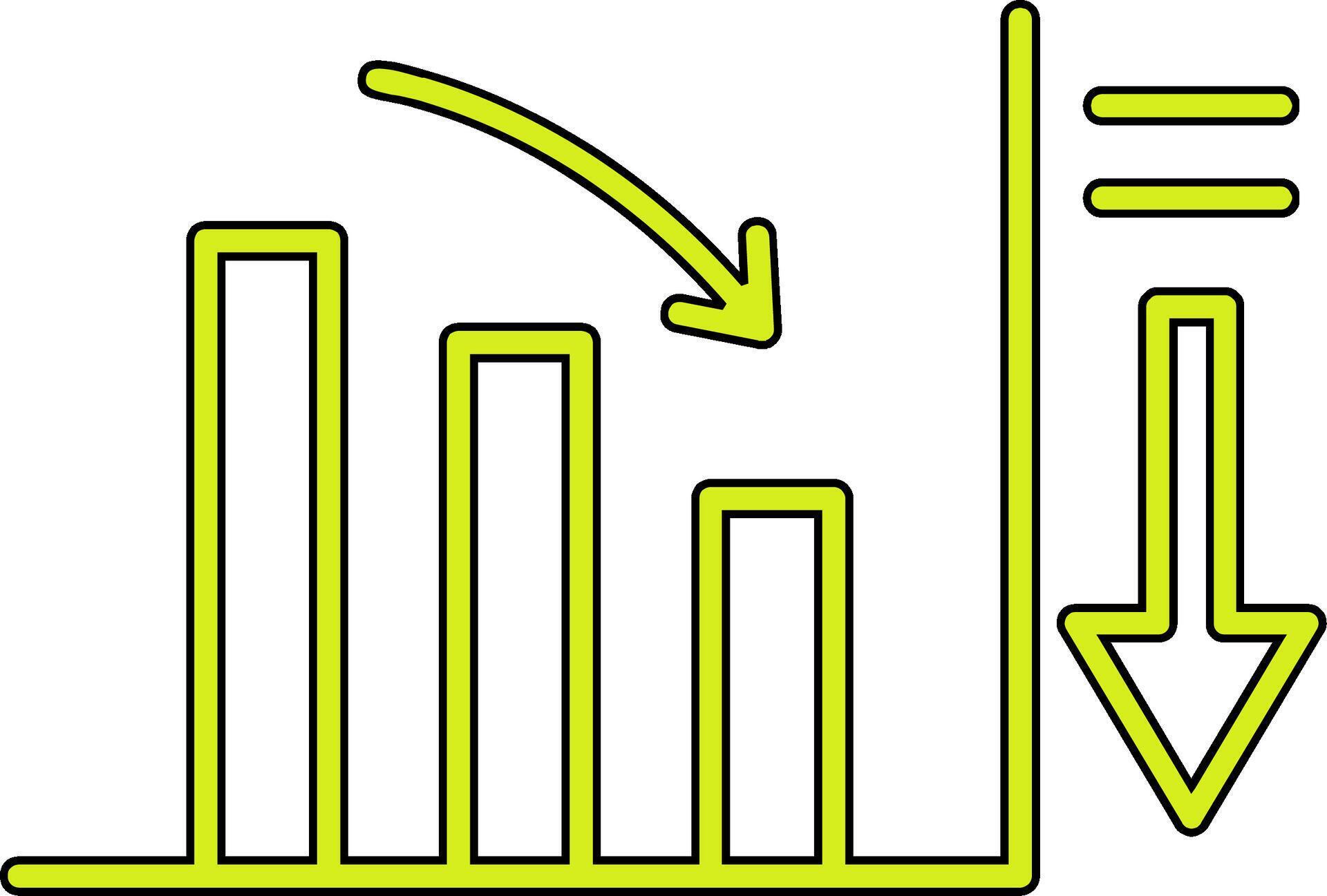 Decrease Vector Icon 38746950 Vector Art at Vecteezy