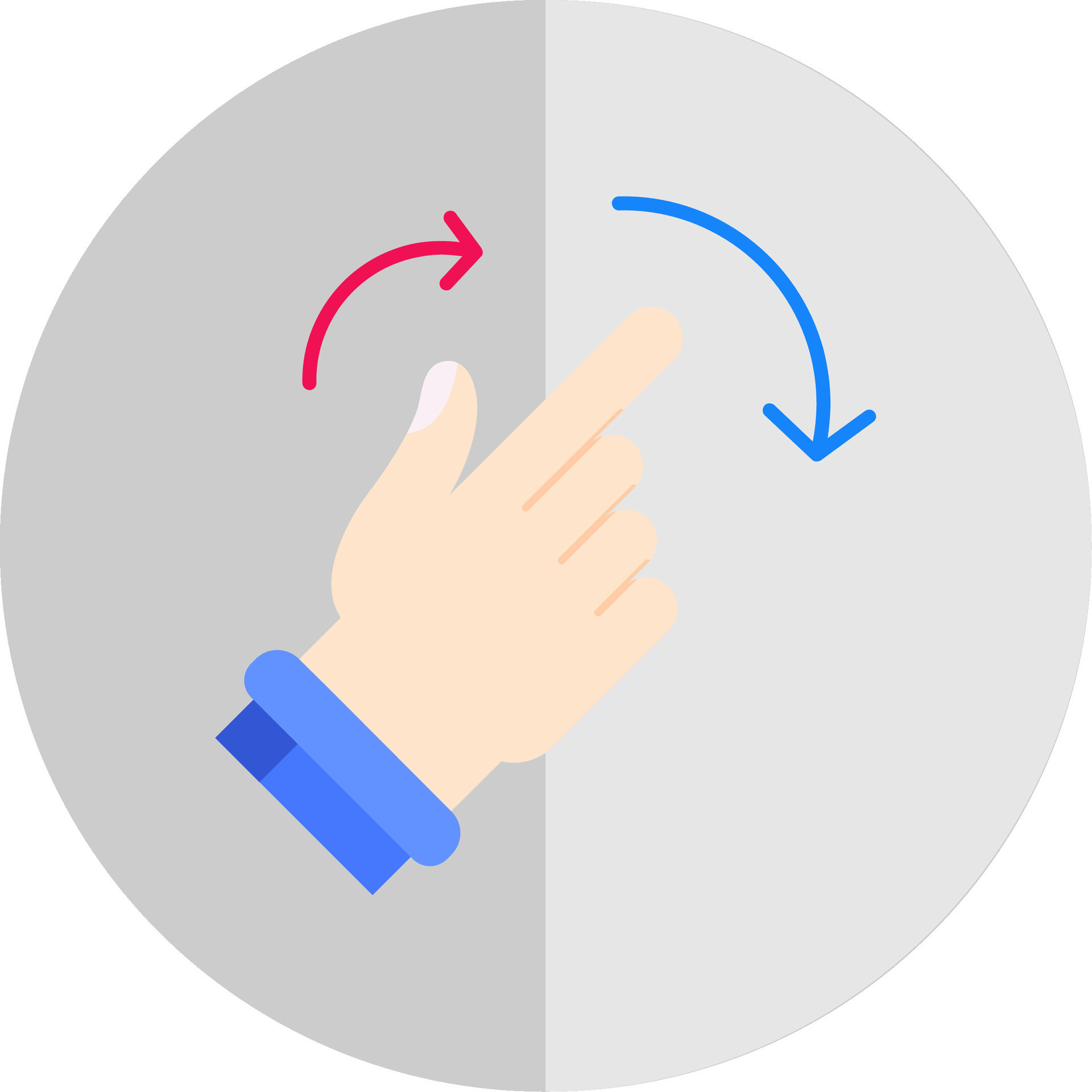 Rotate Right Flat Scale Icon 38763318 Vector Art At Vecteezy