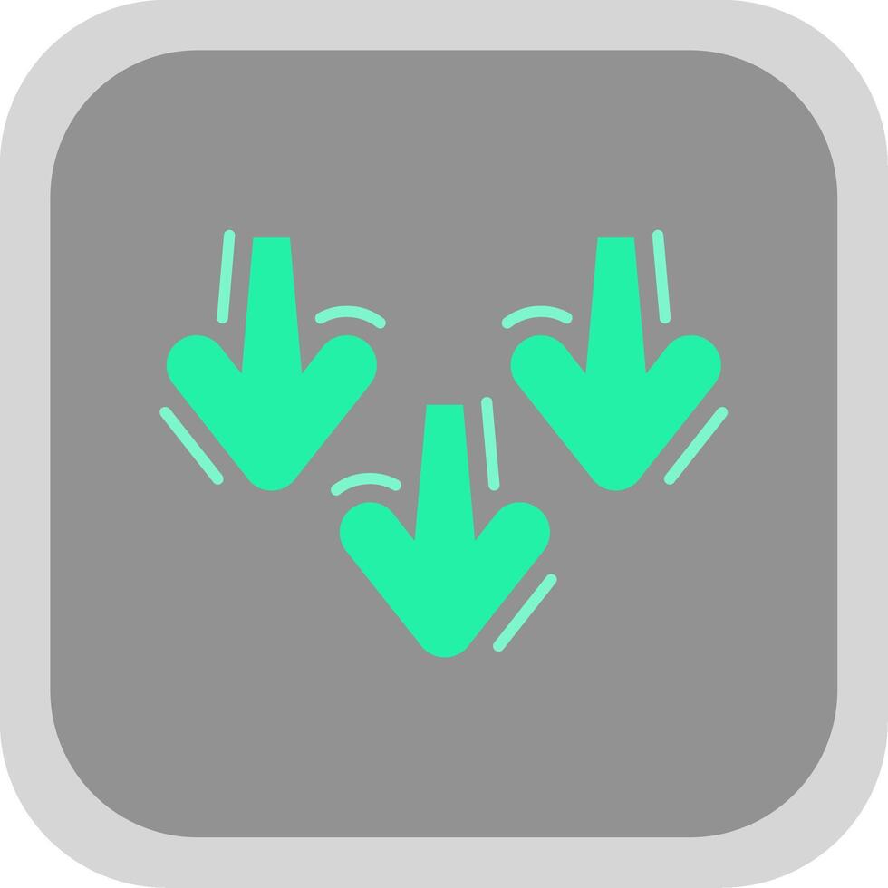 Decrease Flat Round Corner Icon 38765808 Vector Art at Vecteezy