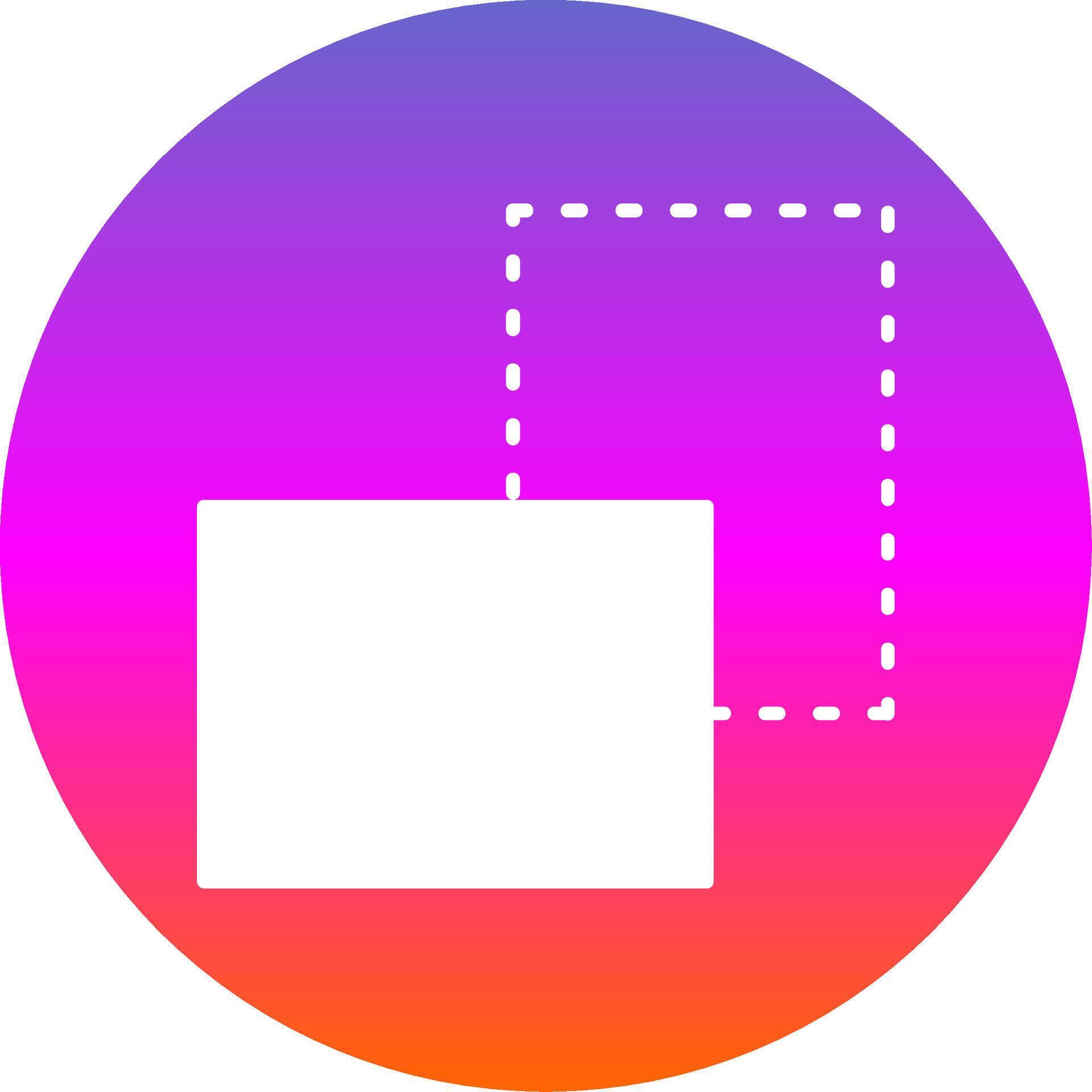 Transform Glyph Gradient Circle Icon 38770362 Vector Art at Vecteezy