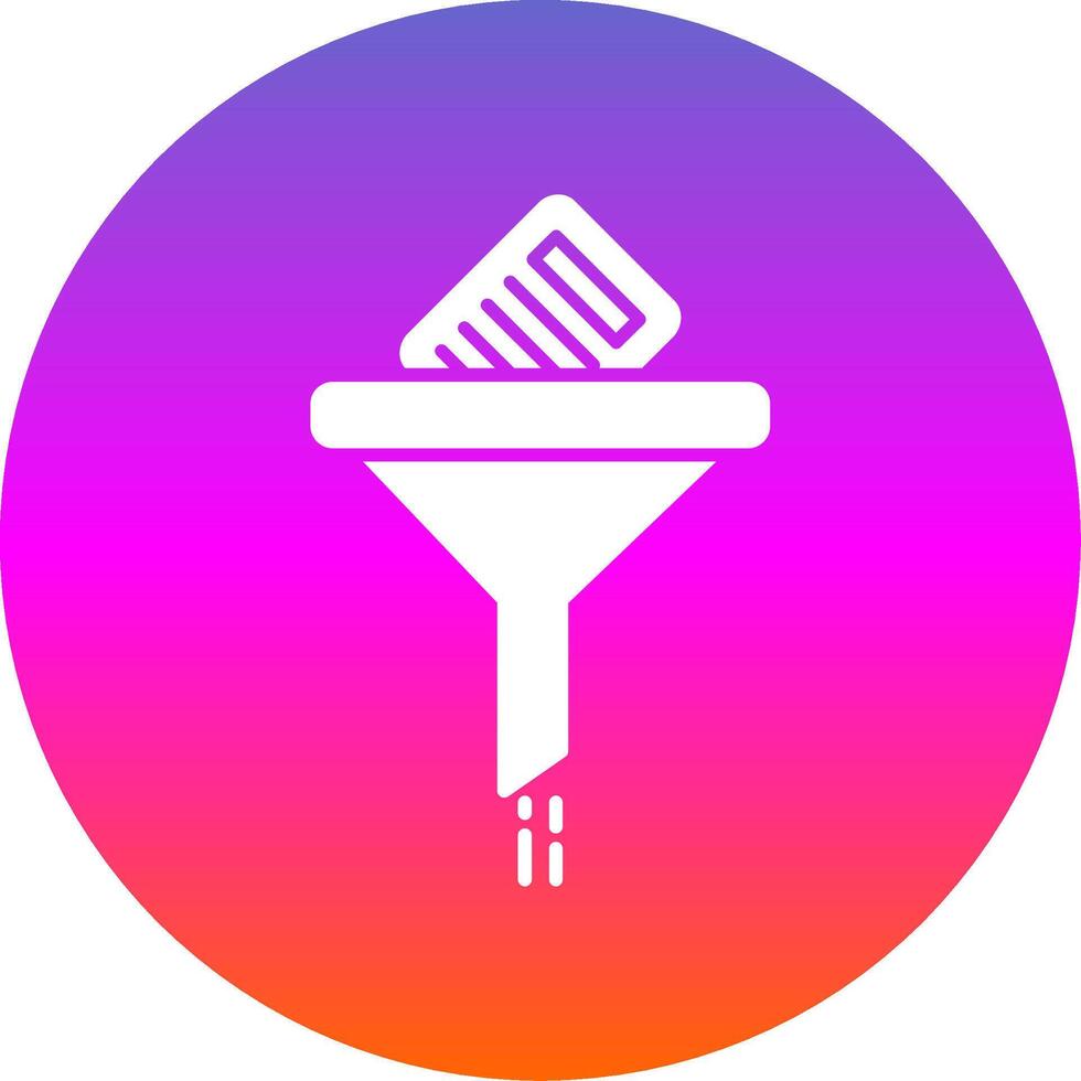 Filtering Data Glyph Gradient Circle Icon 38771793 Vector Art at Vecteezy