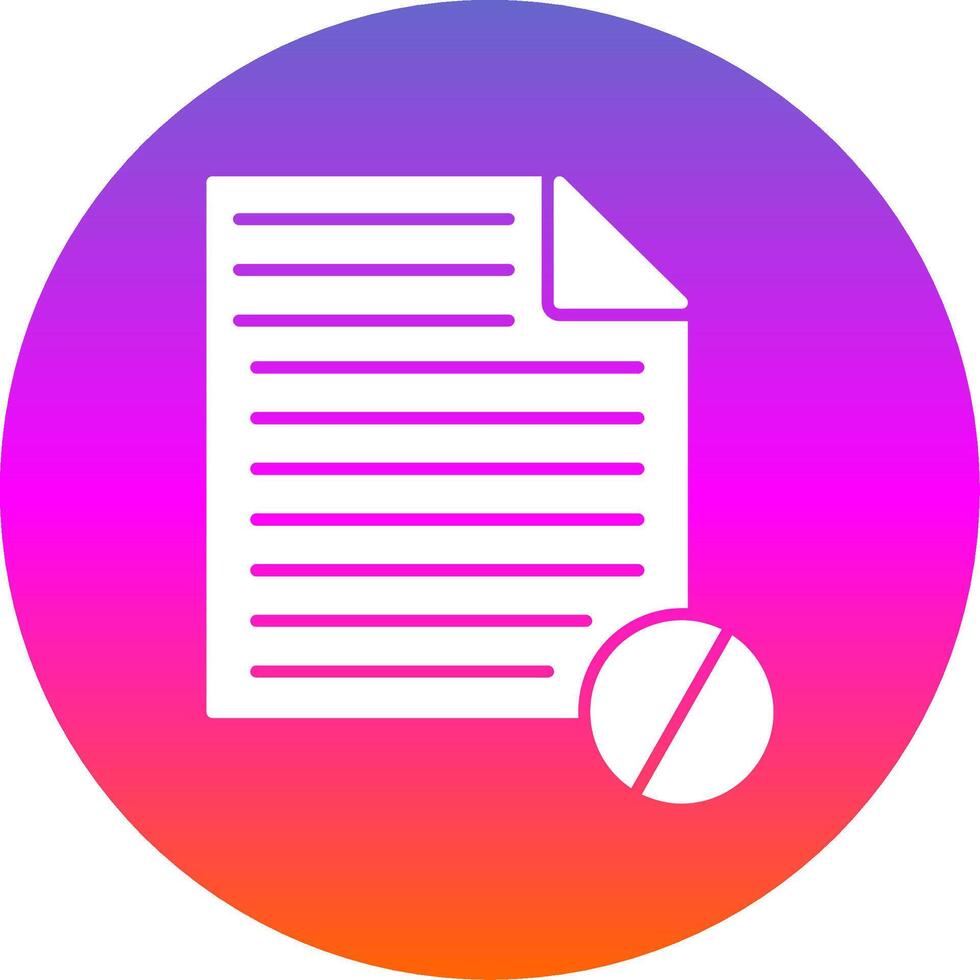 Blocked Glyph Gradient Circle Icon 38776604 Vector Art at Vecteezy