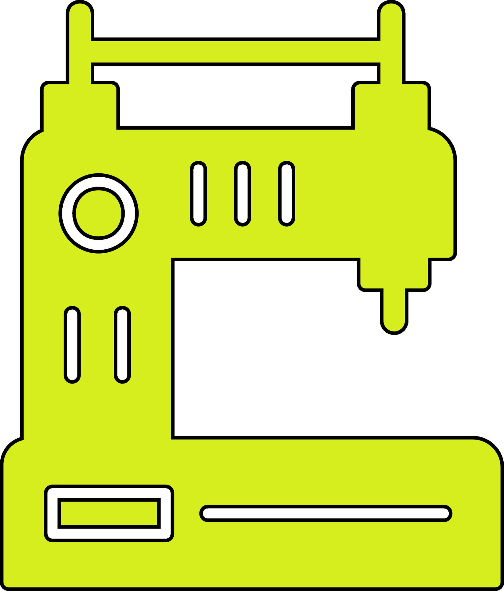 Sewing Machine Vector Icon 38780506 Vector Art At Vecteezy