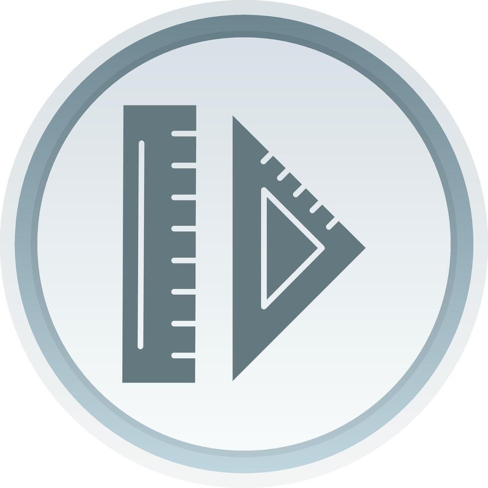 Ruler Solid button Icon 38795690 Vector Art at Vecteezy