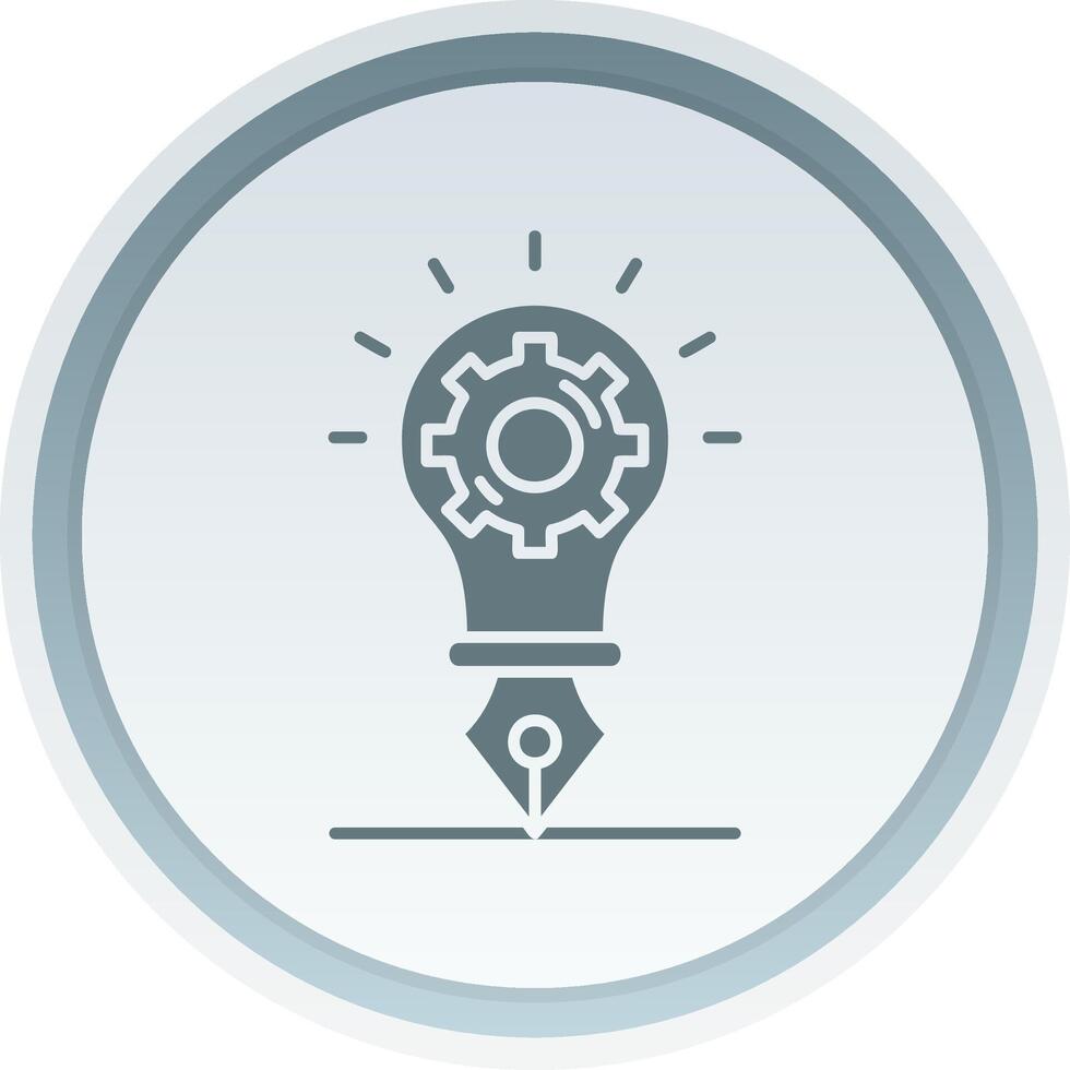 Creative idea Solid button Icon 38795729 Vector Art at Vecteezy