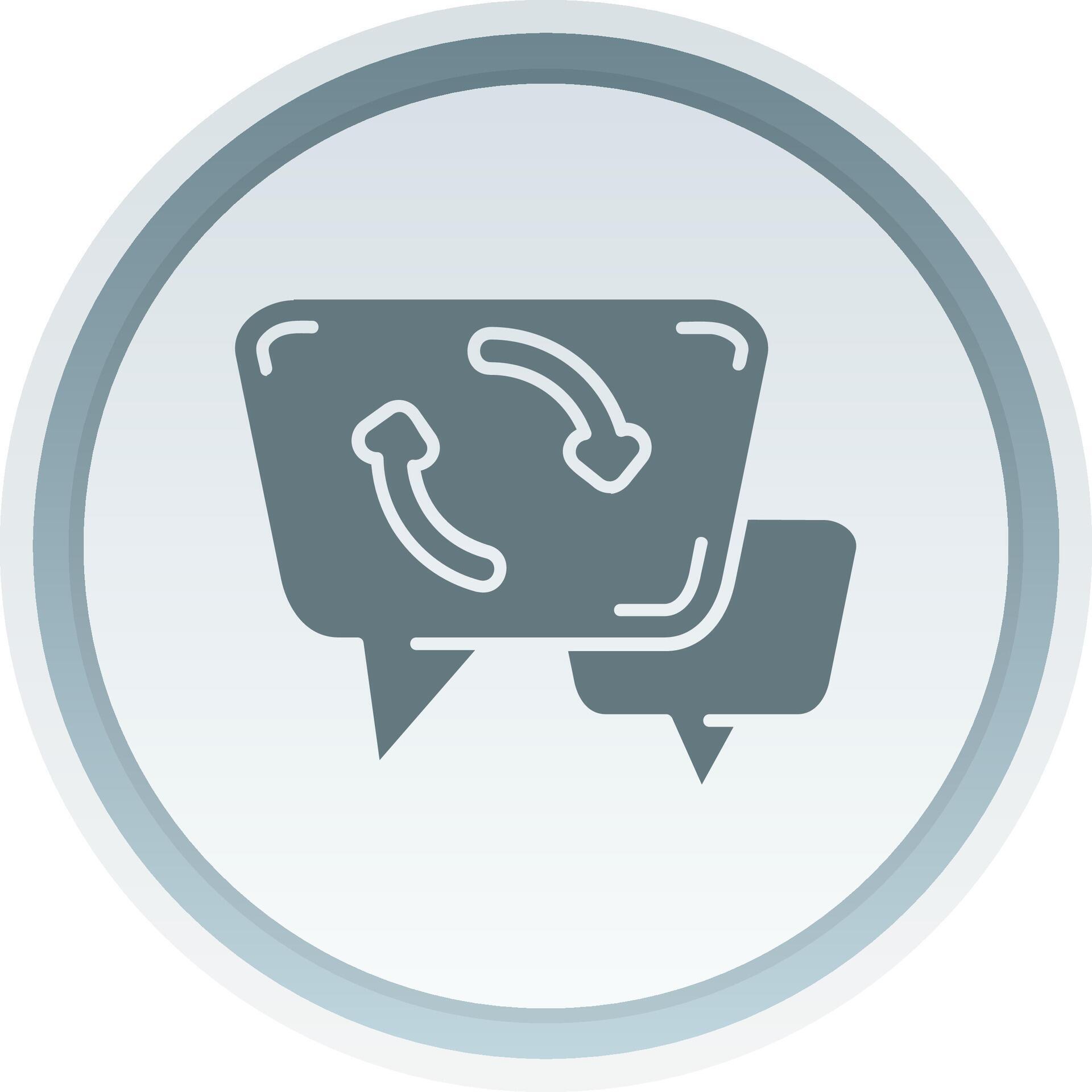 Syncing Solid button Icon 38795768 Vector Art at Vecteezy
