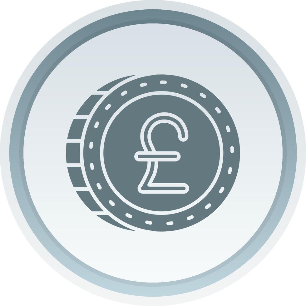 Pound Solid button Icon 38795787 Vector Art at Vecteezy