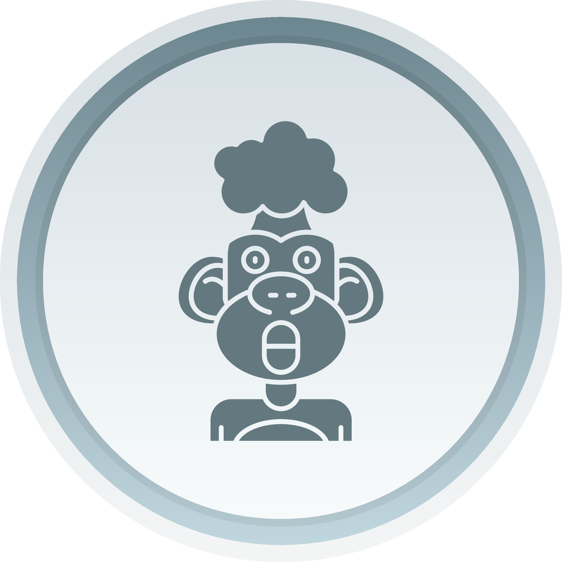 Exploding Solid button Icon 38795802 Vector Art at Vecteezy