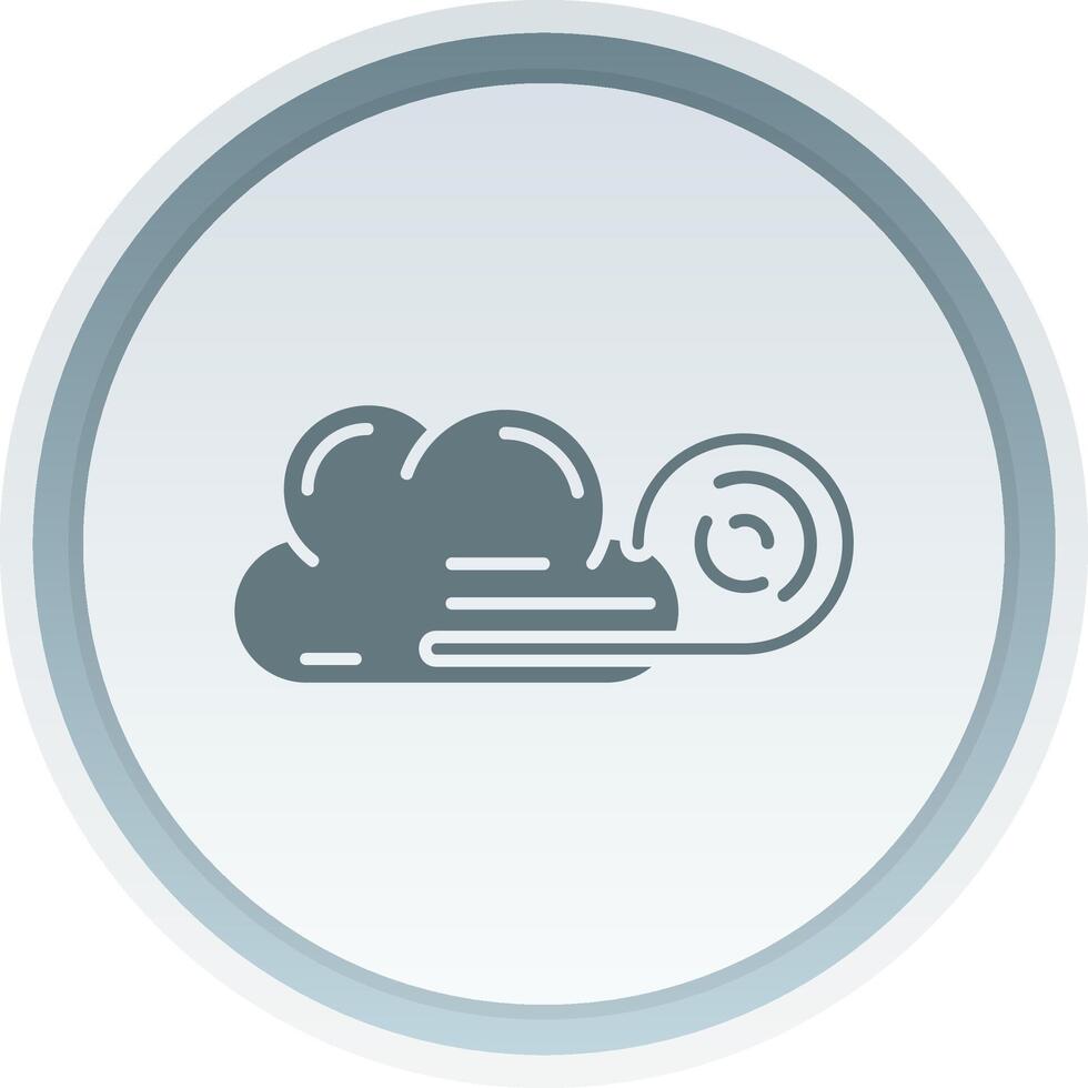 Wind cloud Solid button Icon 38795892 Vector Art at Vecteezy