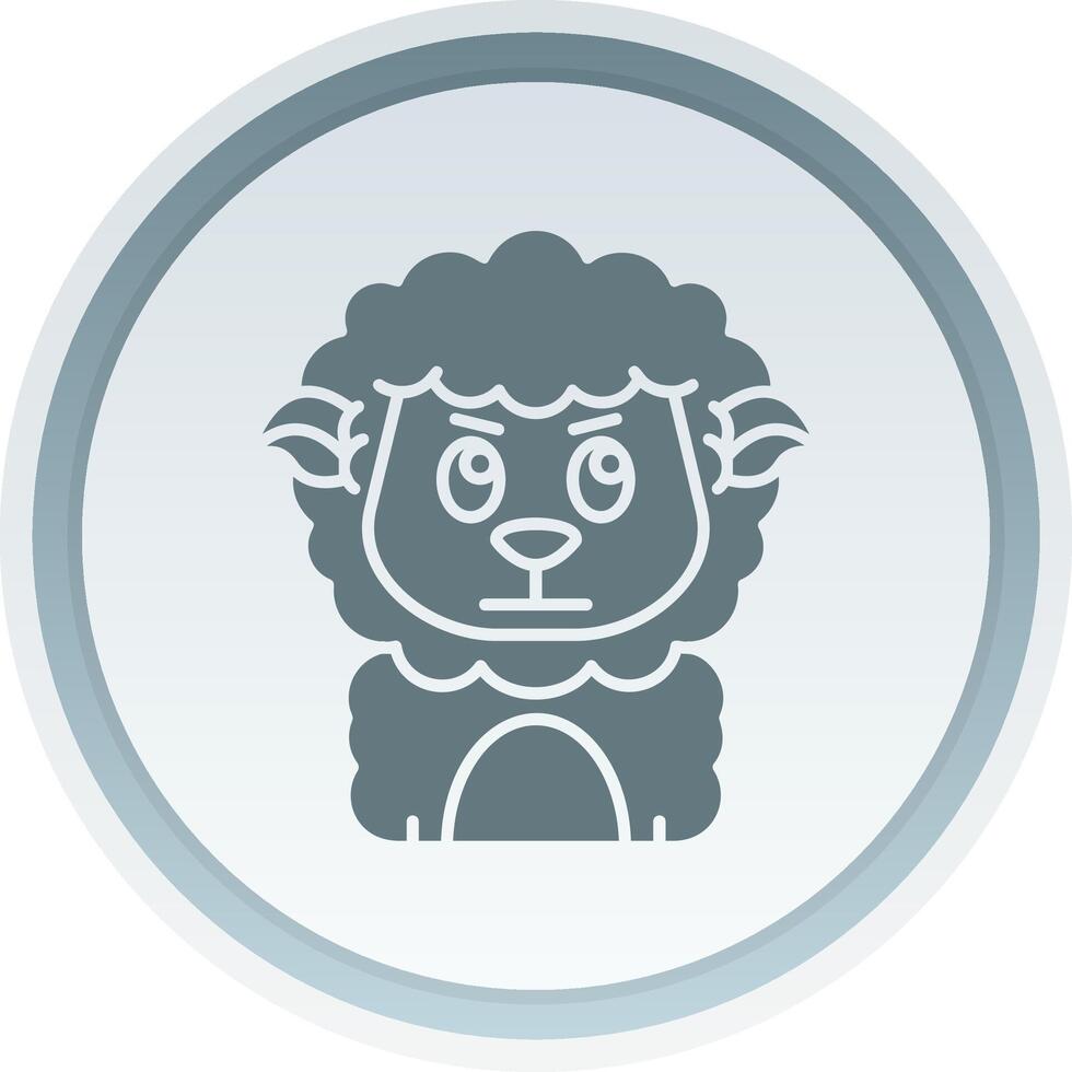 Angry Solid button Icon 38795893 Vector Art at Vecteezy