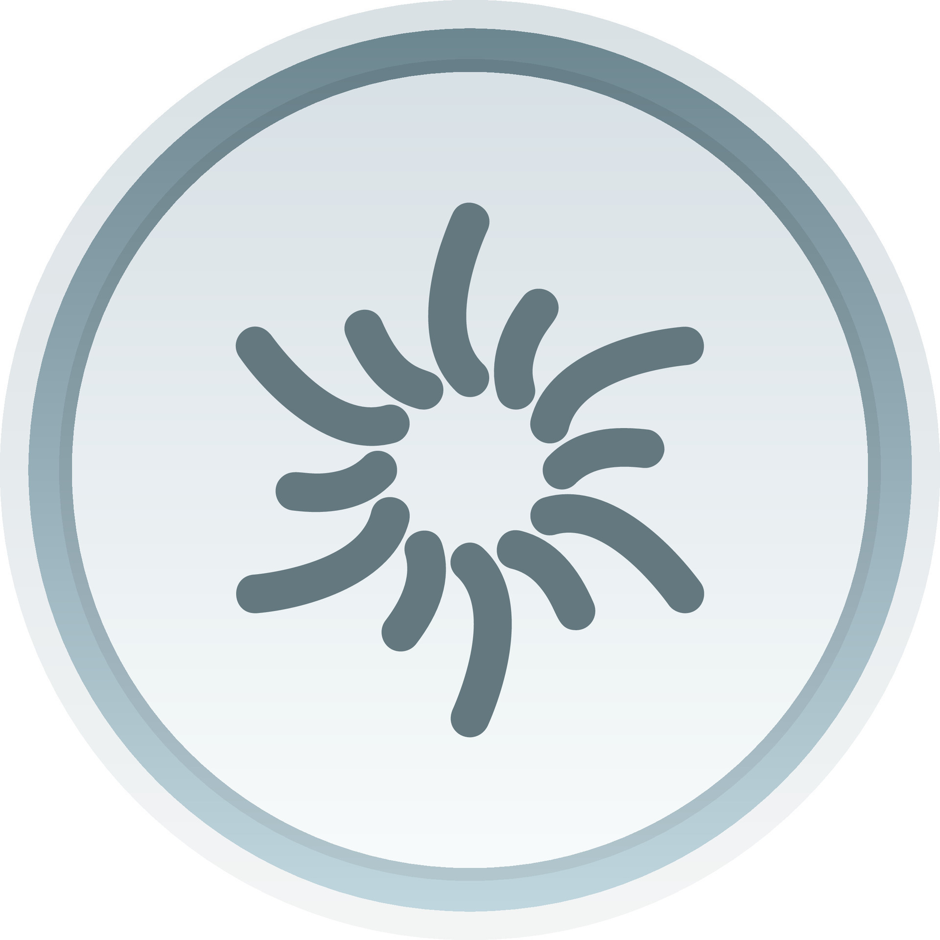 Cyclone Solid button Icon 38795922 Vector Art at Vecteezy