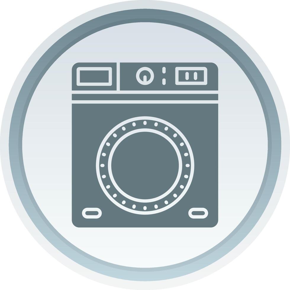 Laundry Solid button Icon 38795998 Vector Art at Vecteezy