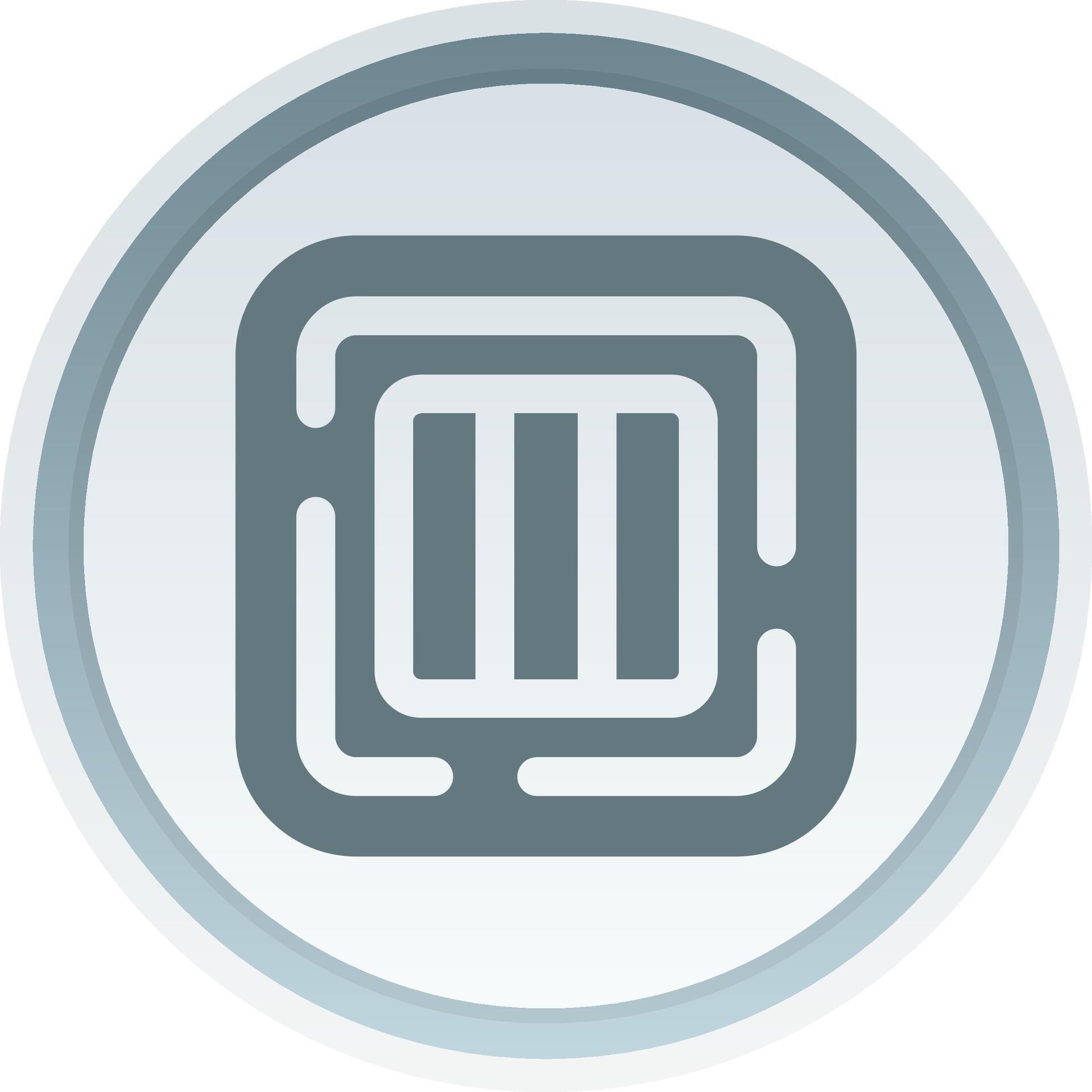 Column Solid button Icon 38796017 Vector Art at Vecteezy