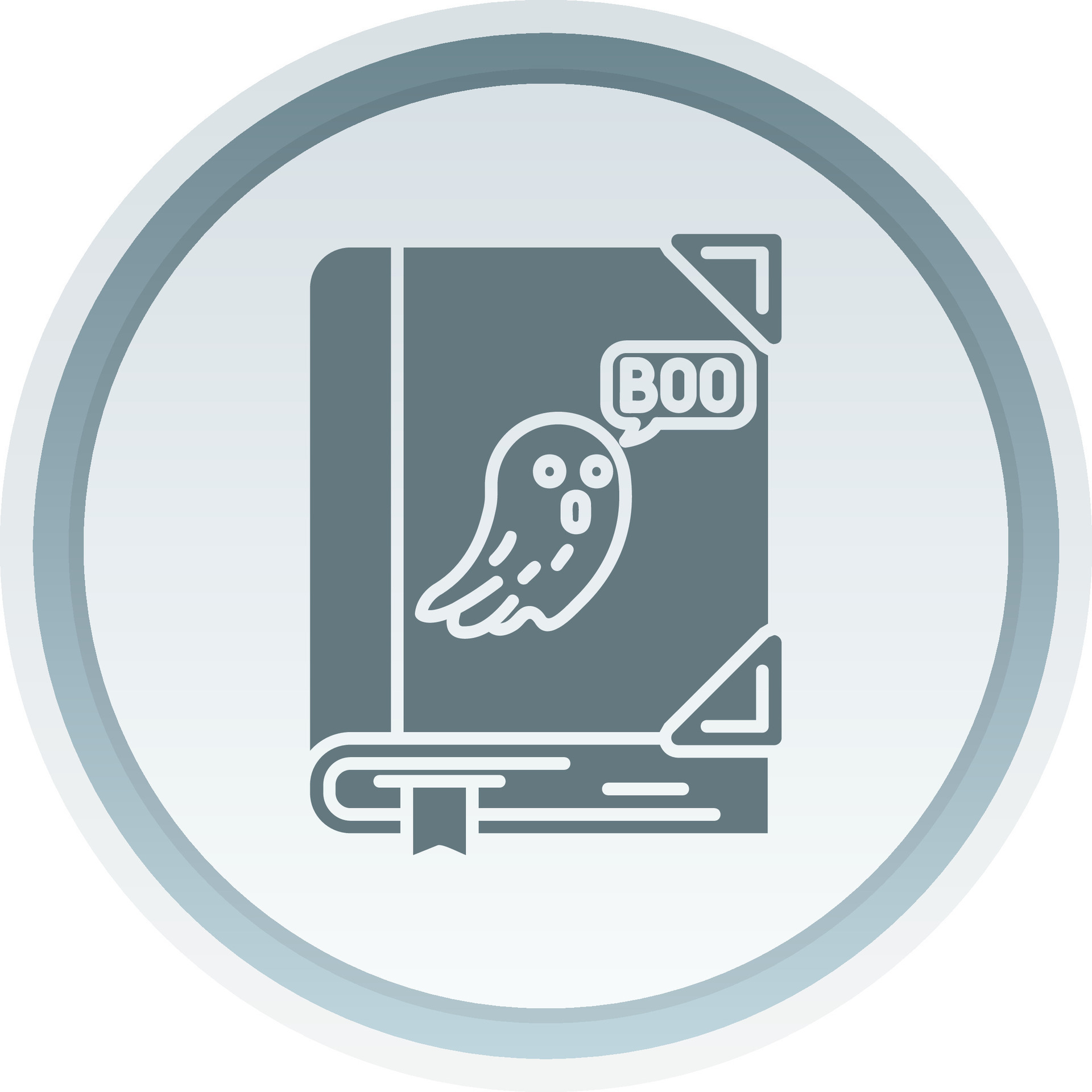 Spooky Solid button Icon 38796033 Vector Art at Vecteezy