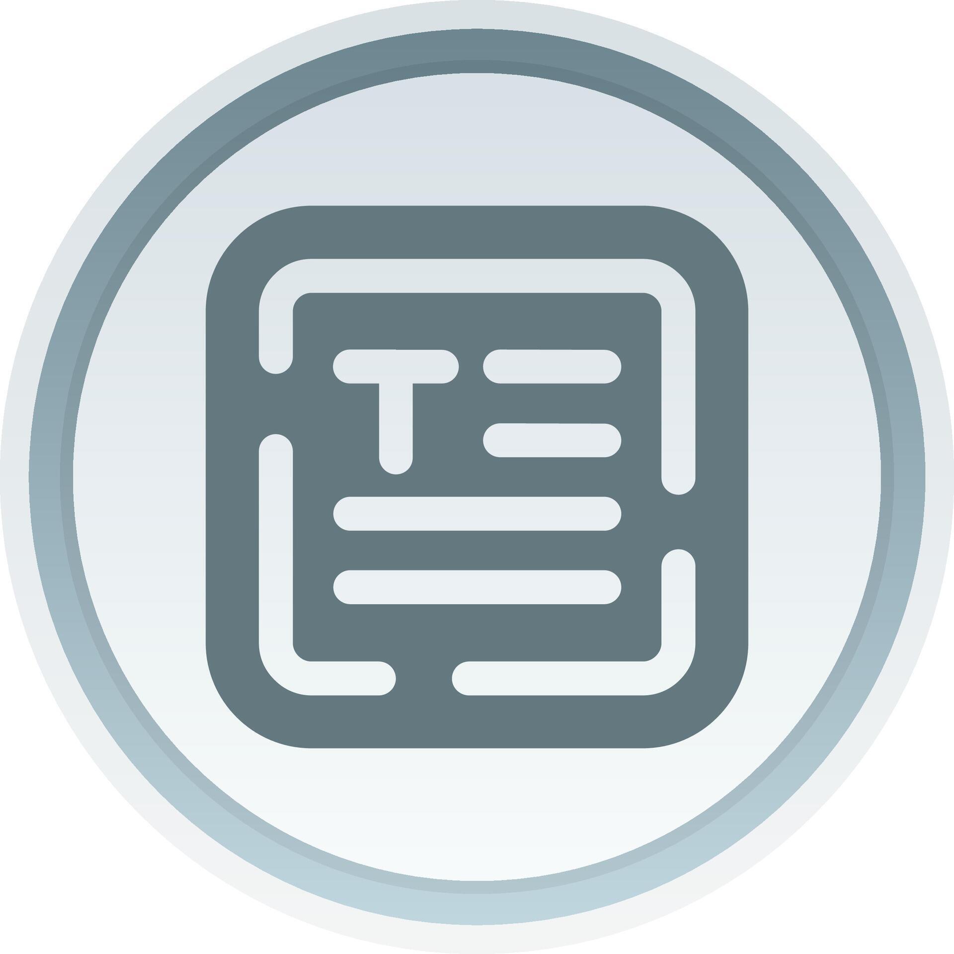 Align text Solid button Icon 38796039 Vector Art at Vecteezy