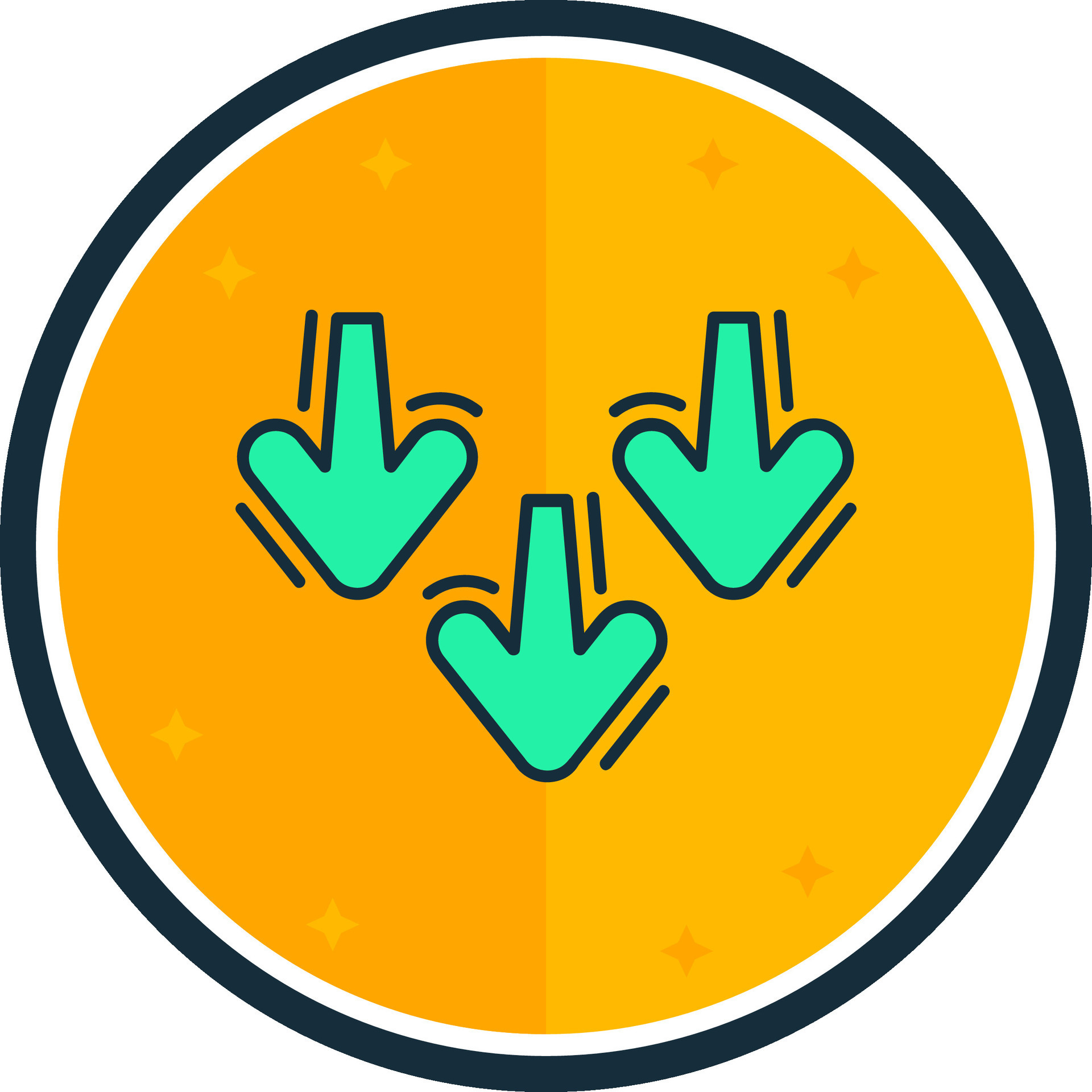 Decrease filled verse Icon 38796482 Vector Art at Vecteezy