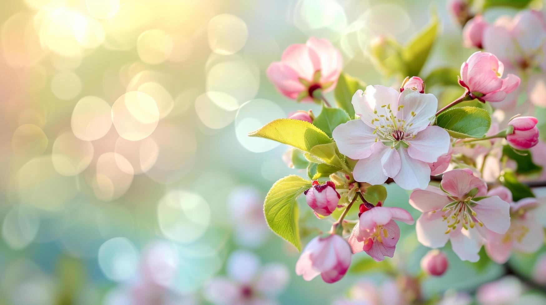 AI generated spring earlemorning background with copy space 38805562 ...