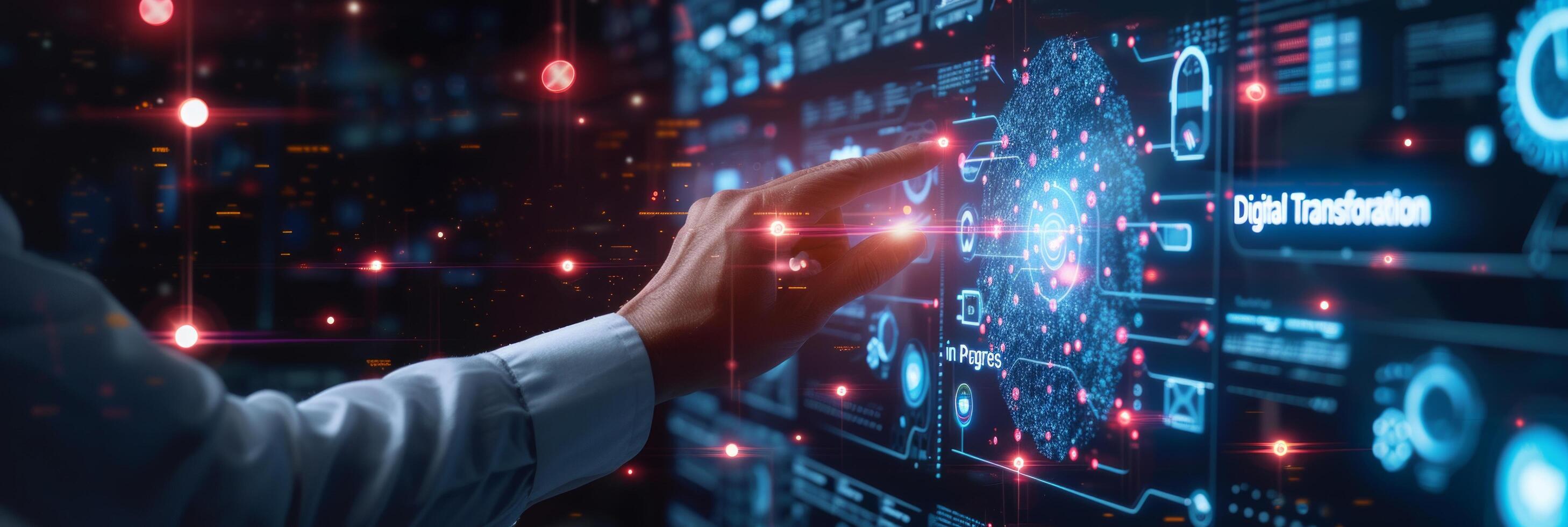 AI generated A corporate leader oversees the implementation of AI ... AI generated A corporate leader oversees the implementation of AI ...