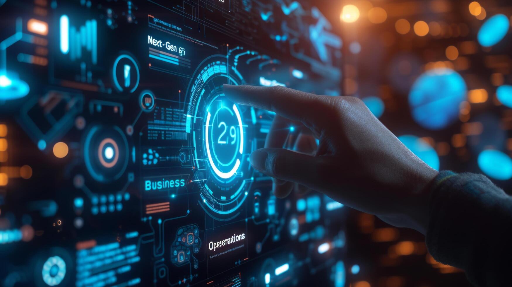 AI generated An entrepreneur orchestrates automated processes through ... AI generated An entrepreneur orchestrates automated processes through ...