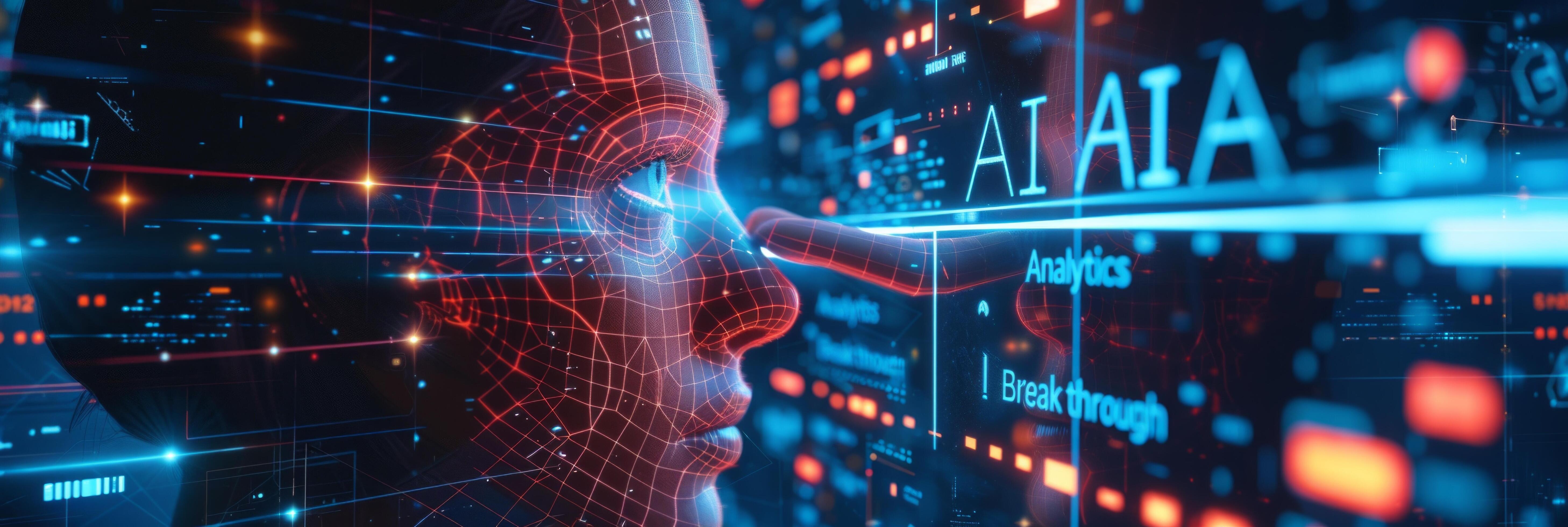 AI generated A business tycoon delves into intricate data ...