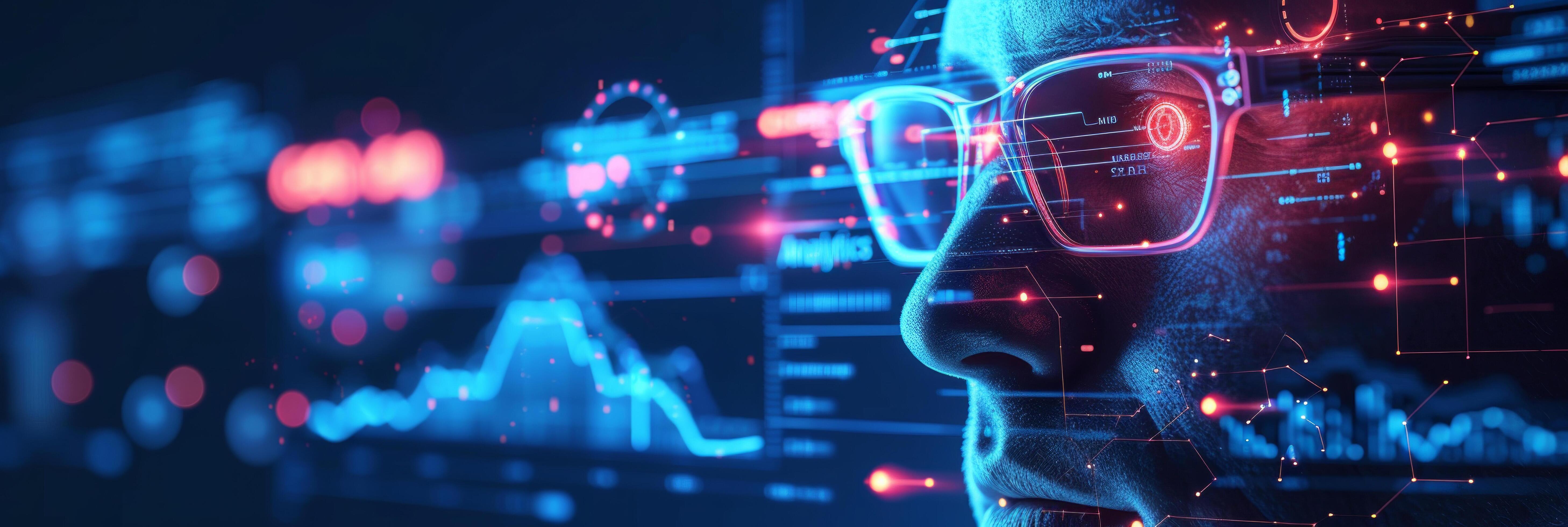 AI generated A business tycoon delves into intricate data ...