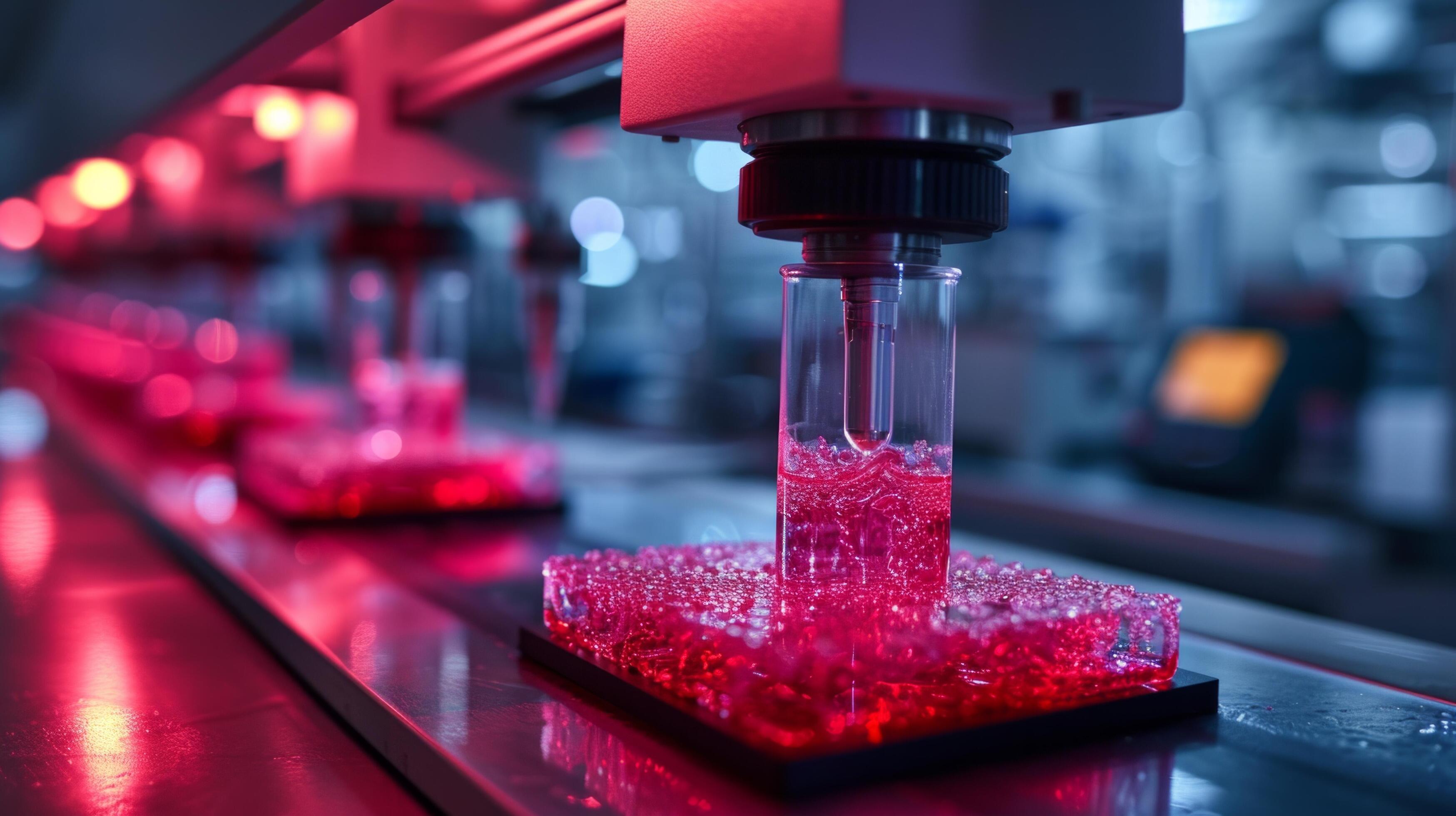 AI generated A regenerative medicine lab with 3D bioprinting, advancing ...