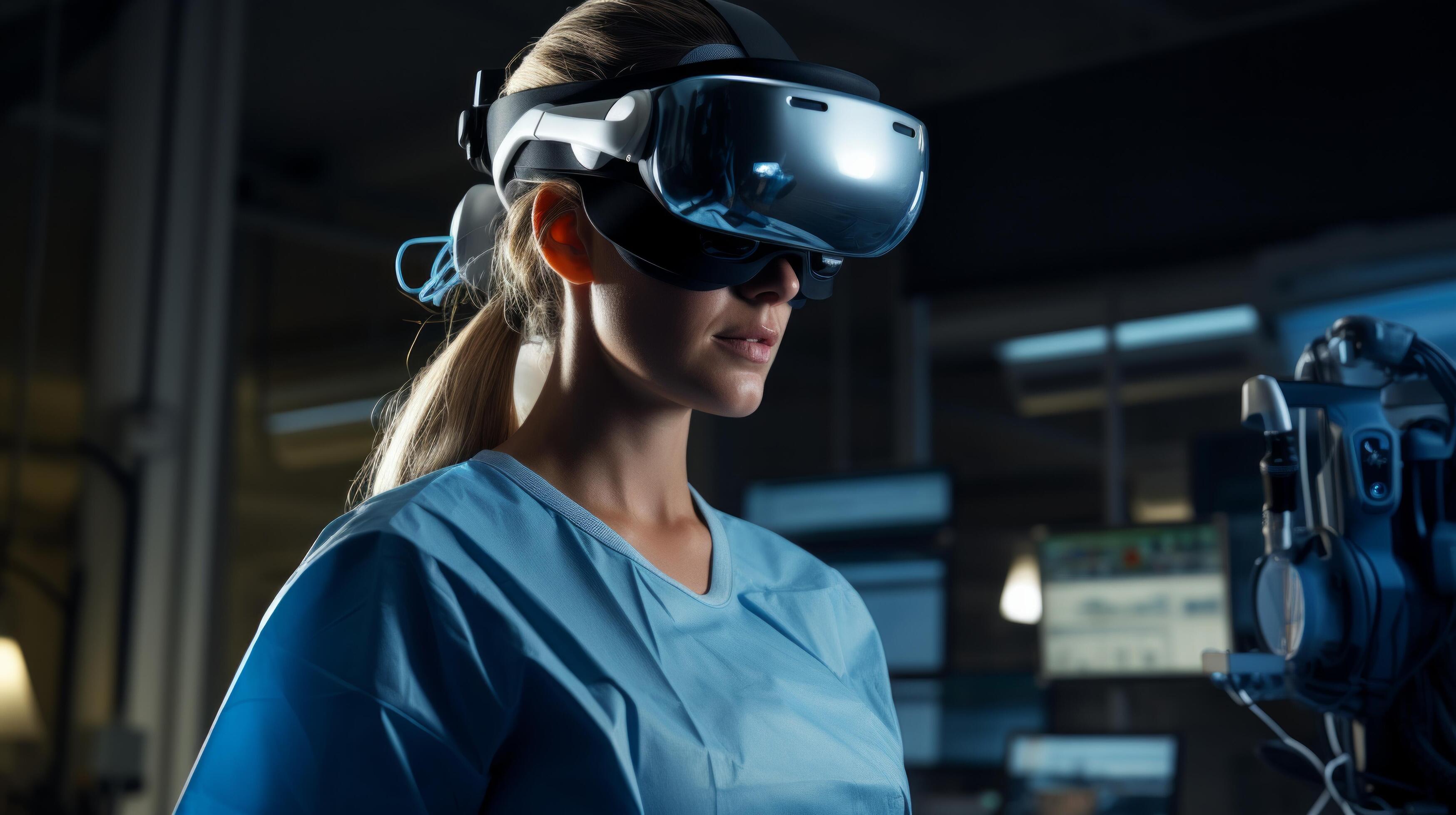 AI generated Virtual reality medical simulations, enabling hands-on ...