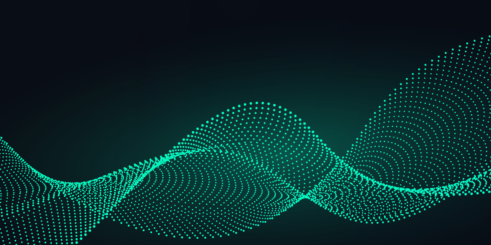 Technology Digital Futuristic Internet Network Connection Dark Black Background Green Abstract