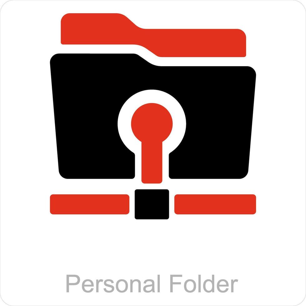 Personal Folder and Folder icon concept 38822887 Vector Art at Vecteezy