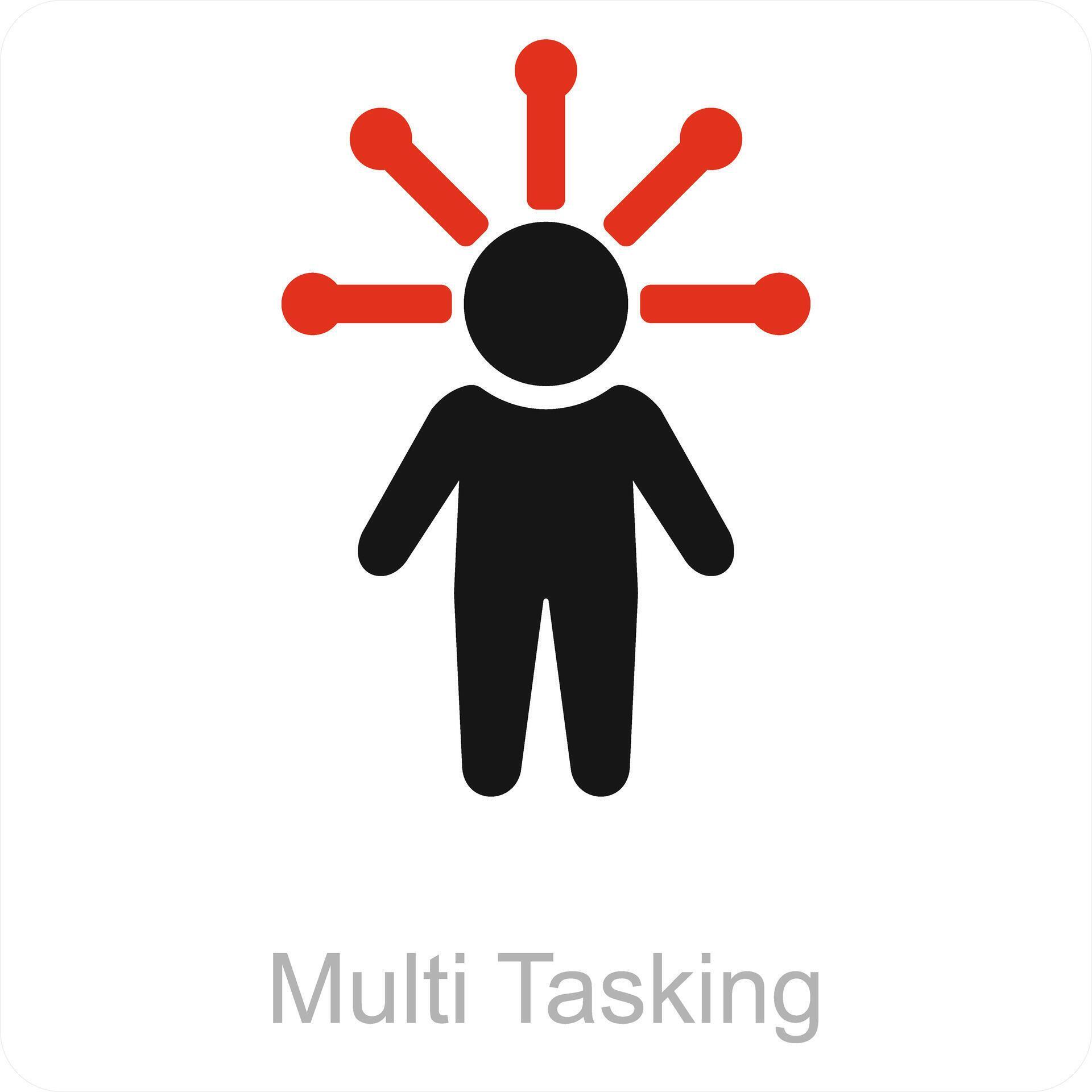 Multi Tasking and support icon concept 38823334 Vector Art at Vecteezy