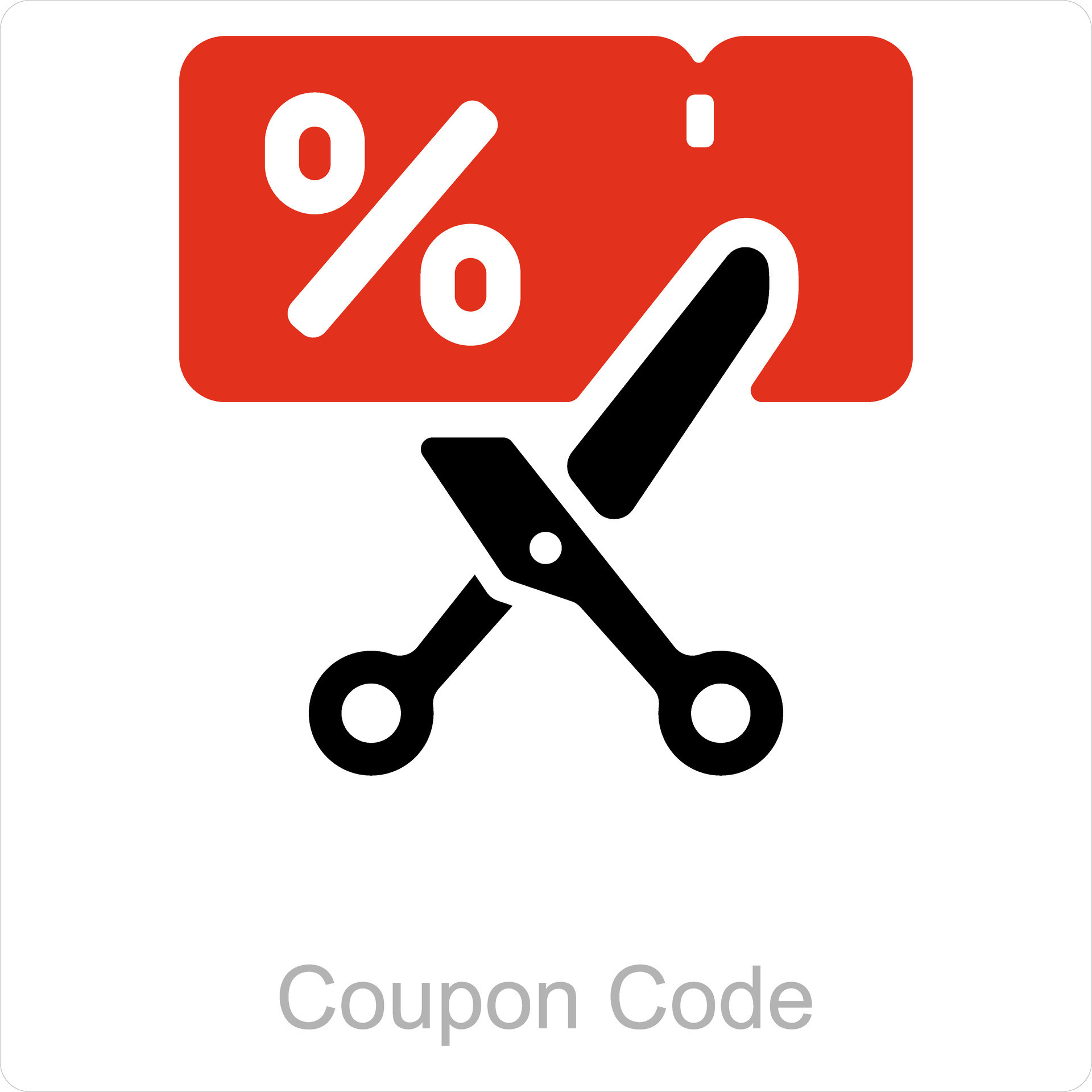Coupon Code and code icon concept 38823751 Vector Art at Vecteezy