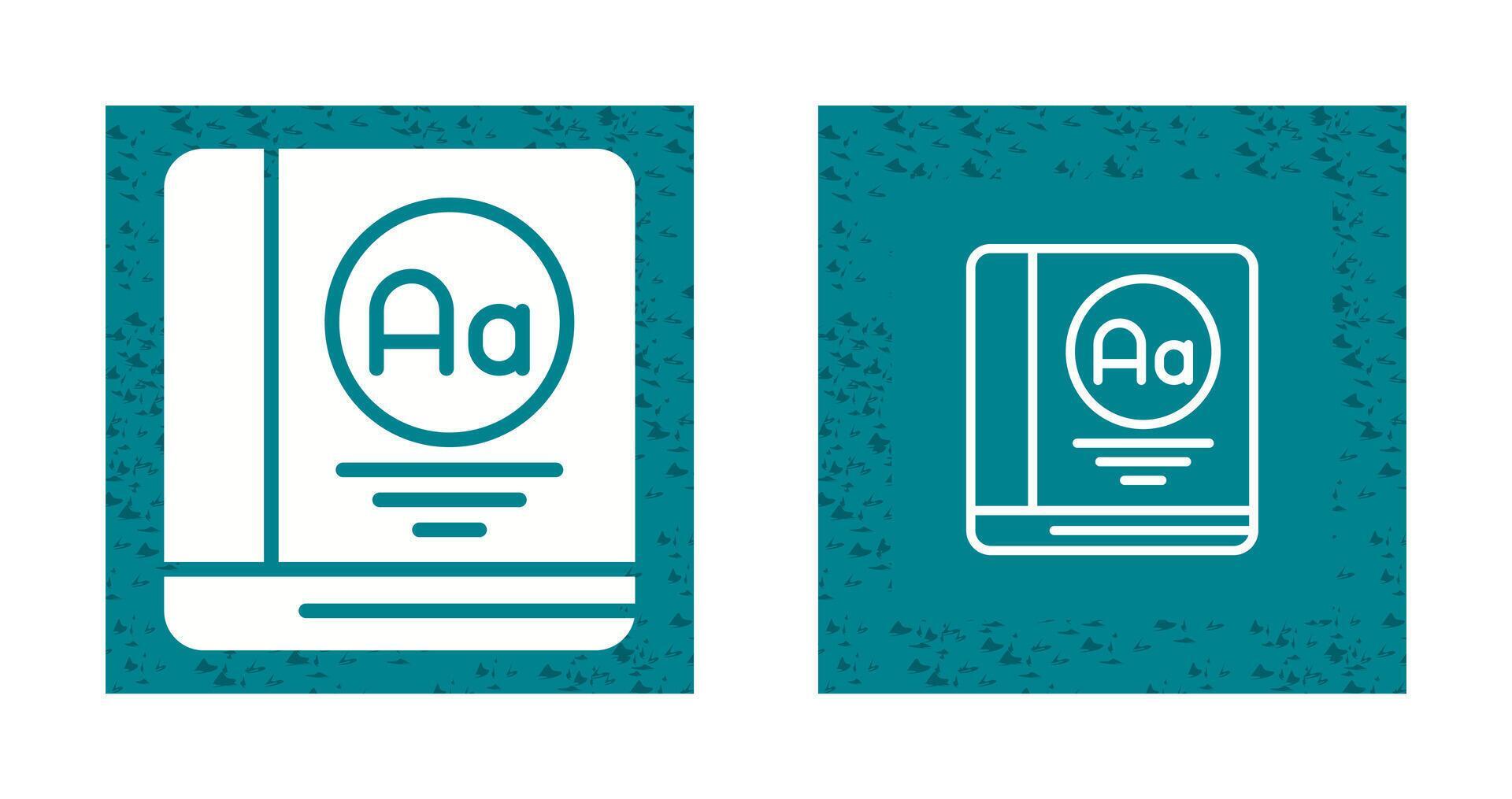 Dictionary Vector Icon 38824821 Vector Art at Vecteezy